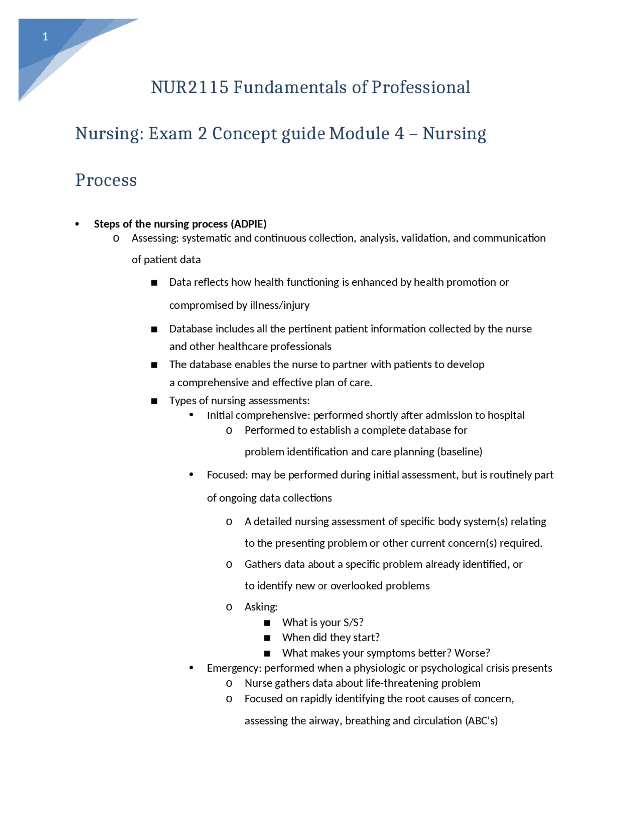Nursing Diagnosis and Care Planning: Oxygenation and Perfusion ...
