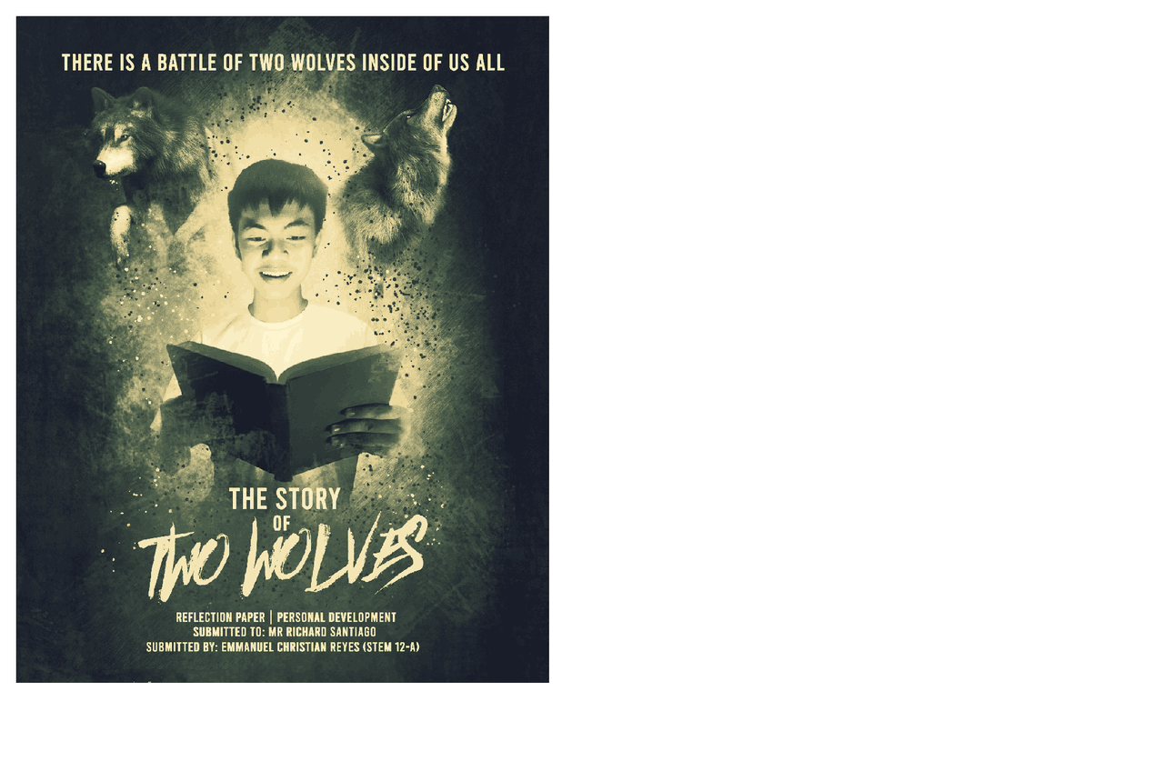 The Story of Two Wolves | Essays (high school) English | Docsity