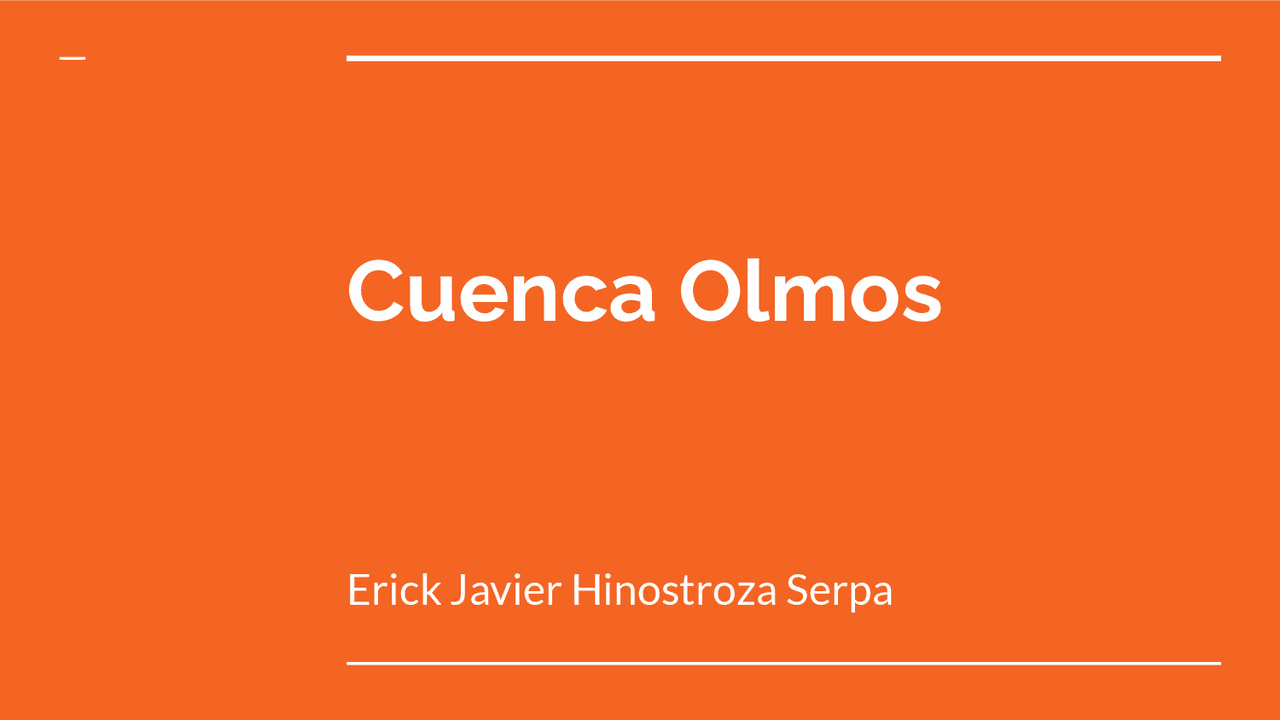 Mapa de la cuenca olmos | Apuntes de Geoquímica | Docsity