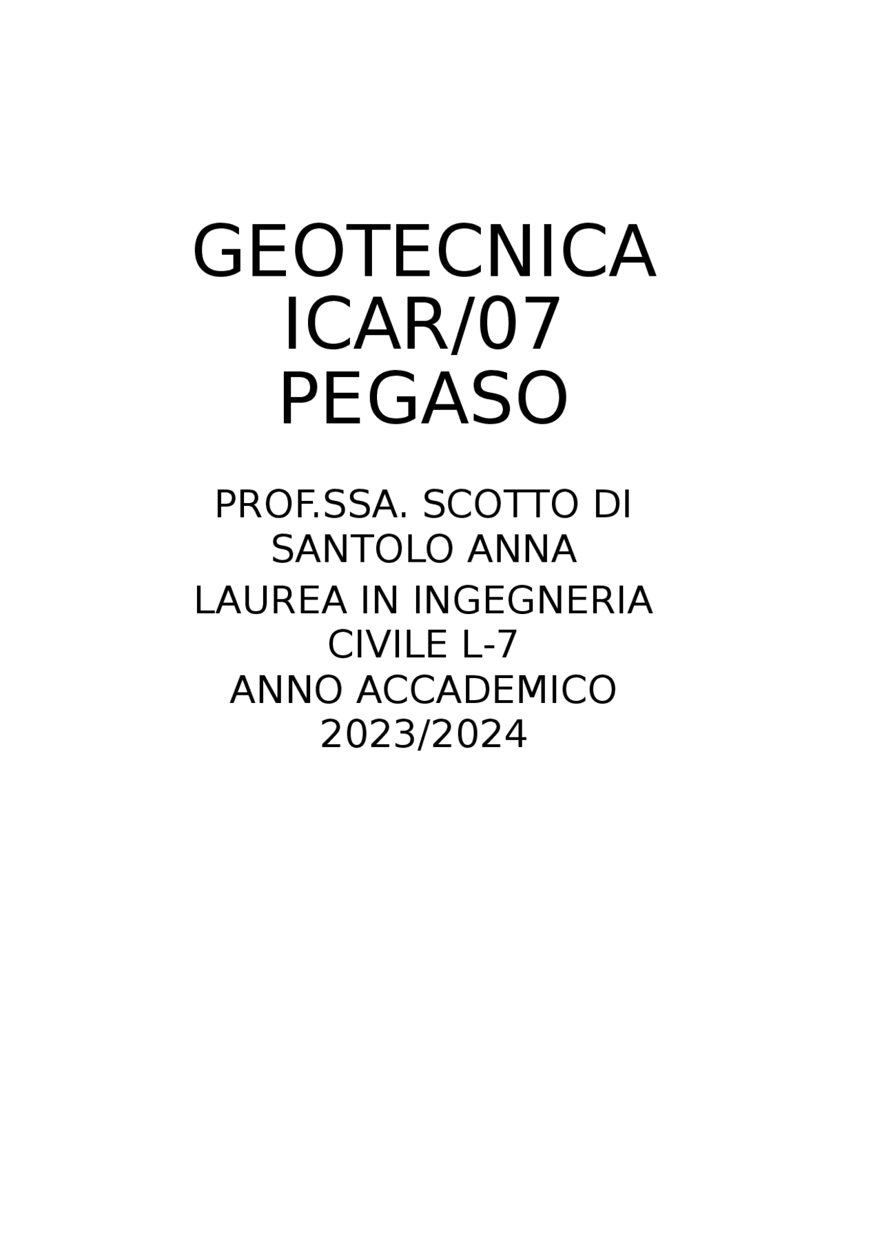 Geotecnica L7 ingegneria civile Pegaso | Prove d'esame di Geotecnica ... Geotecnica L7 ingegneria civile Pegaso | Prove d'esame di Geotecnica ...