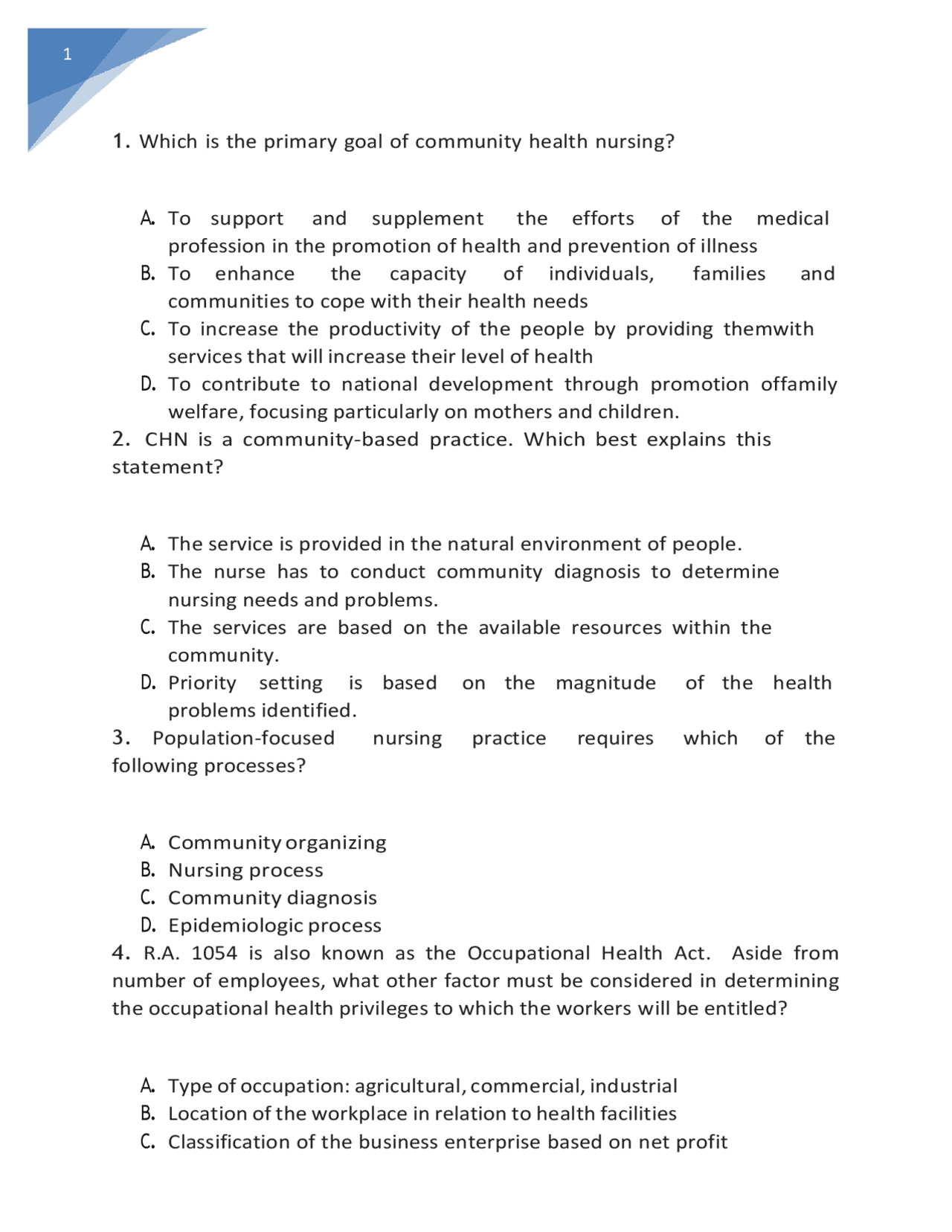 Public Health Nursing: Preventive Services and Community Health ...