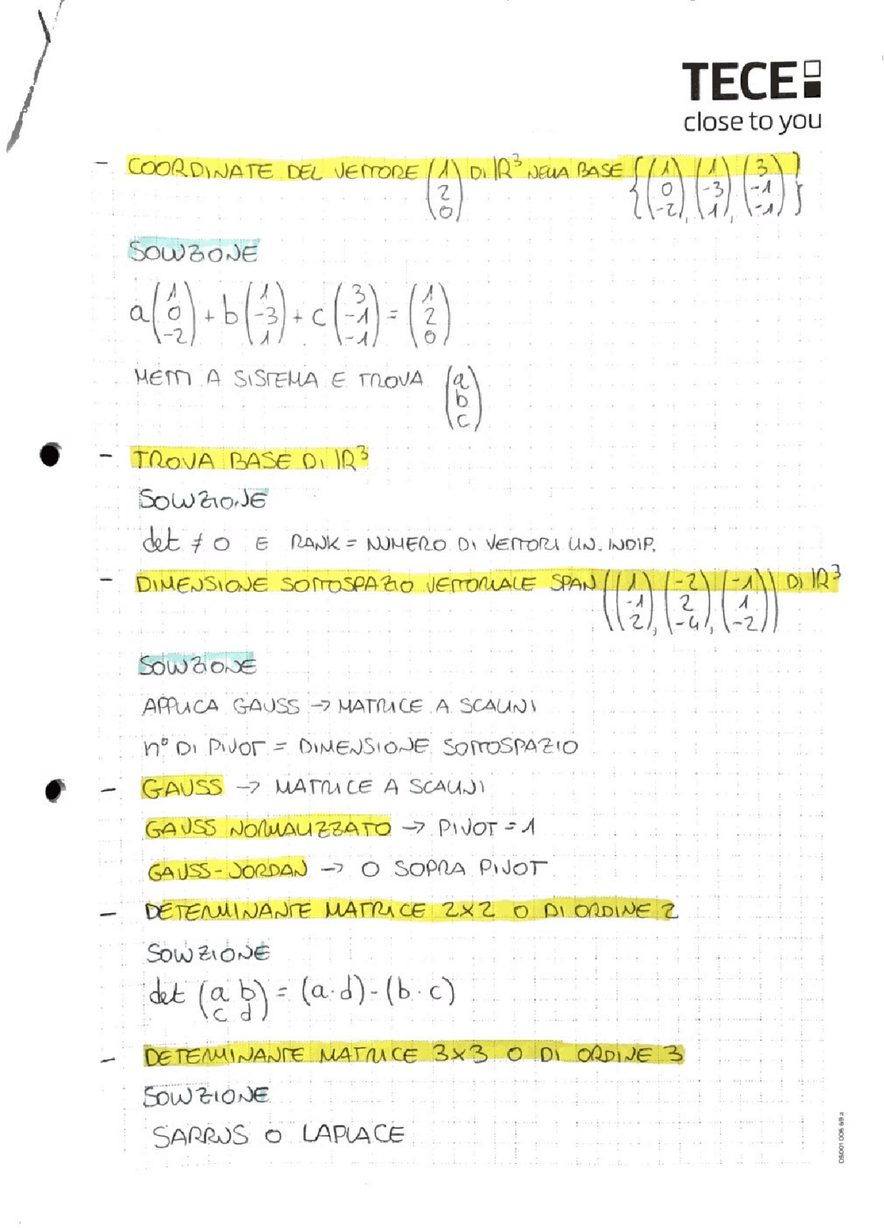 Complementi di matematica ingegneria informatica Ecampus | Prove d ...