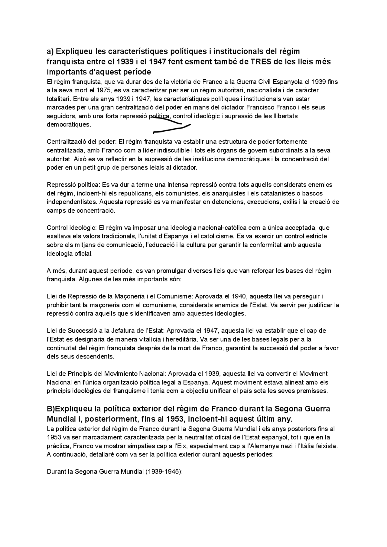 Historia resumen selectividad | Resúmenes de Historia | Docsity