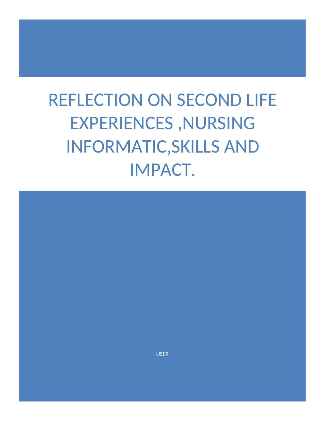 Impact of Nursing Informatics on Quality Patient Care: A Week 8 Reflection | Exams Health ...