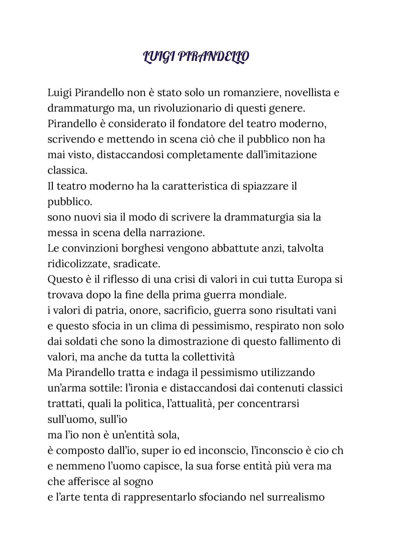 Luigi Pirandello: vita, opere e pensiero, tutto quello che c’è da sapere sull’autore | Appunti ...