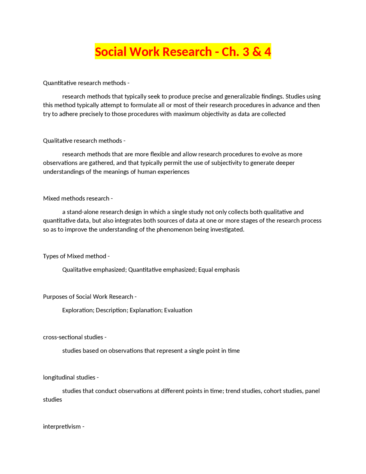 Social Work Research: Quantitative, Qualitative, and Mixed Methods ...