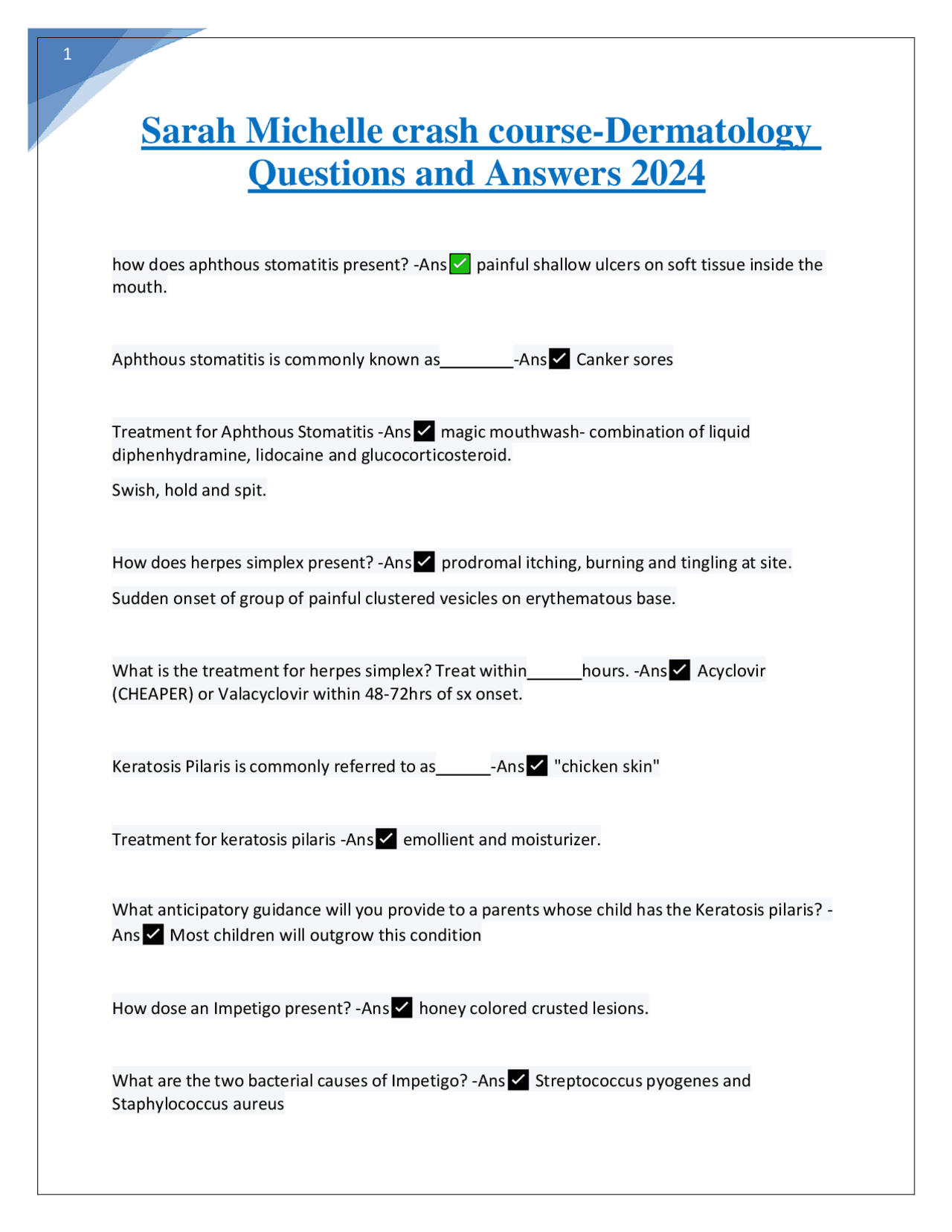 Diagnostic Approach and Treatment for Common Skin Infections and ...