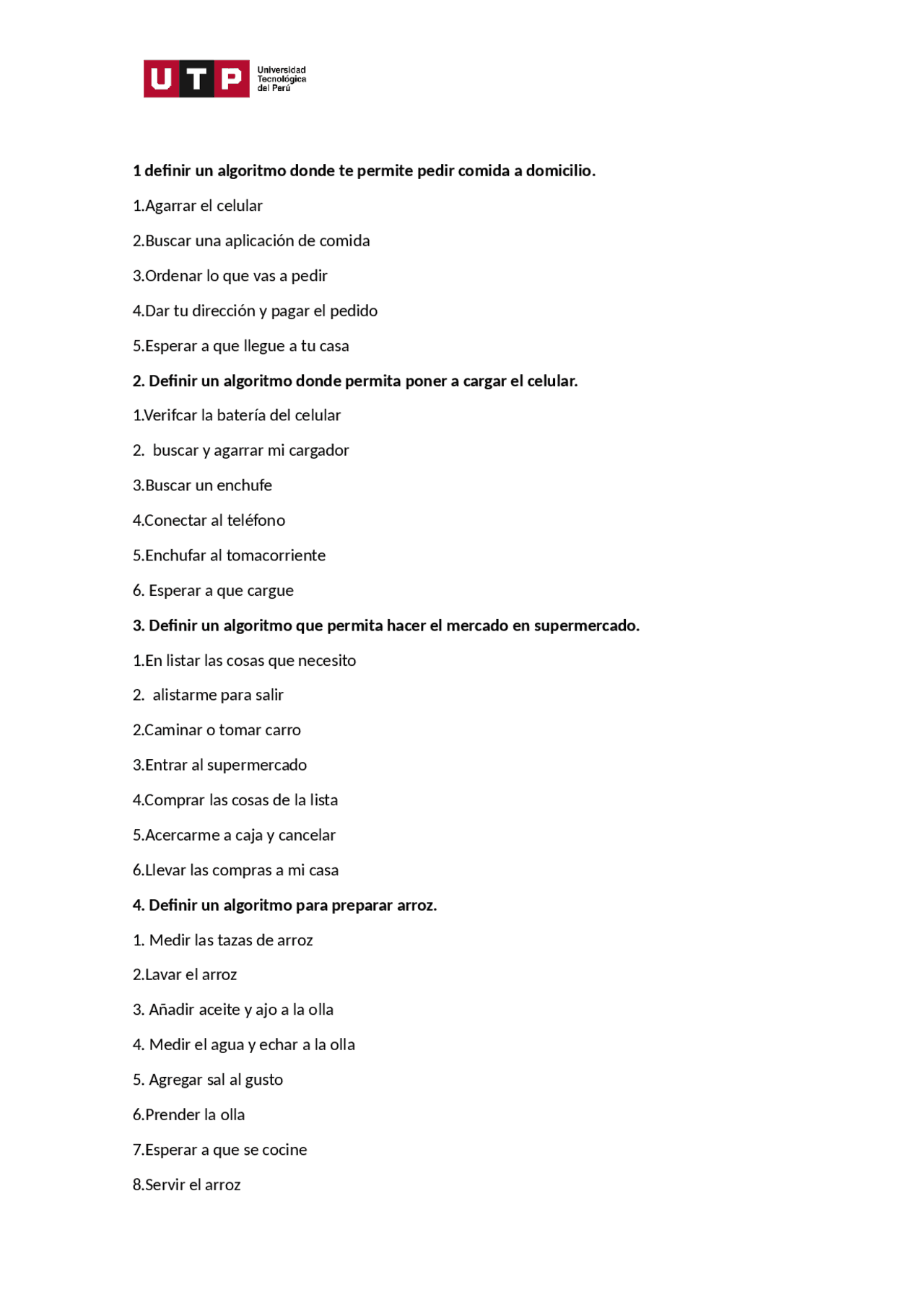 Algoritmos para Tareas Diarias: Un Ejemplo Práctico | Resúmenes de ...