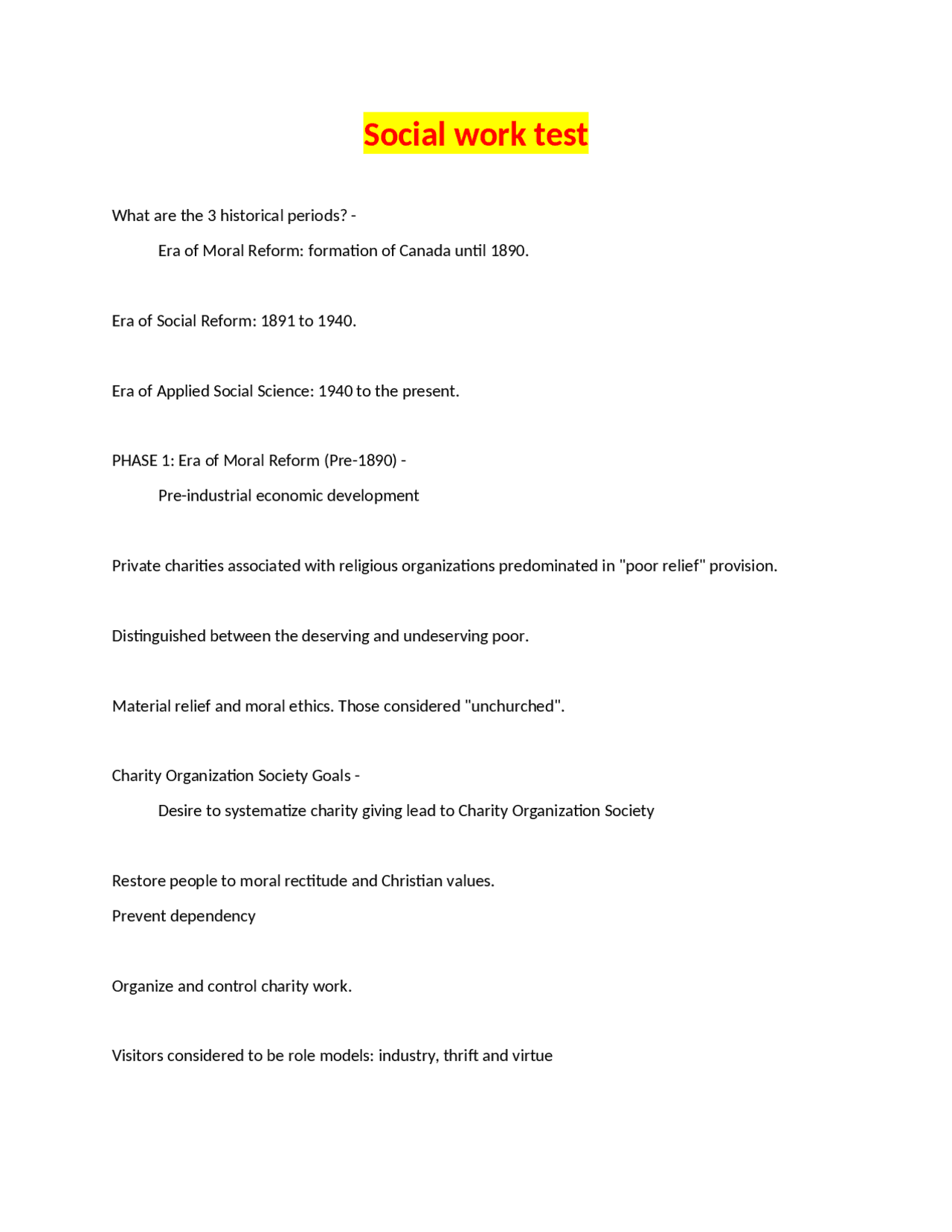 Social Work Theory and Practice: Evolution and Key Concepts | Exams ...