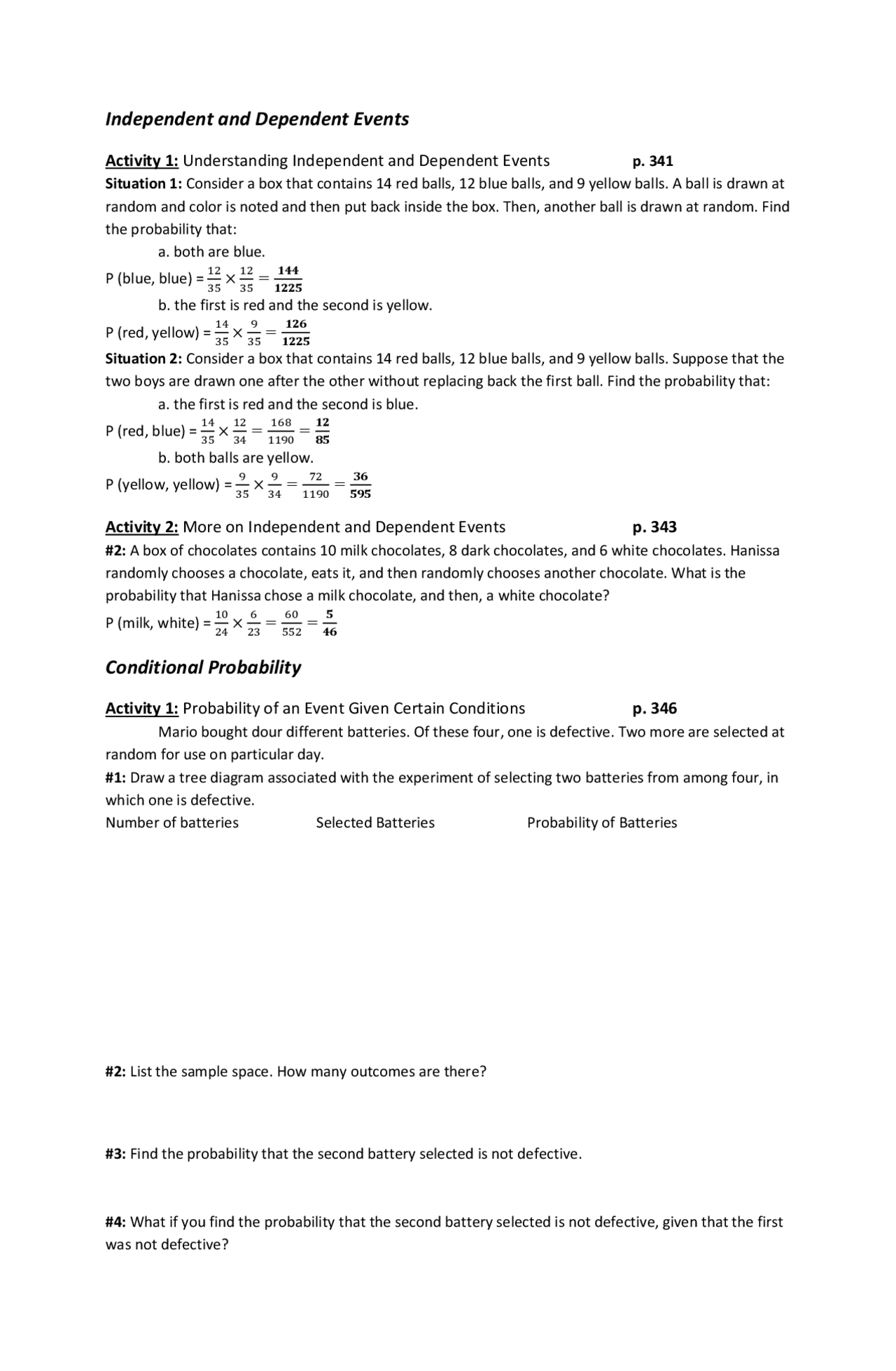 Mathematic grade 11. | Assignments Mathematics | Docsity