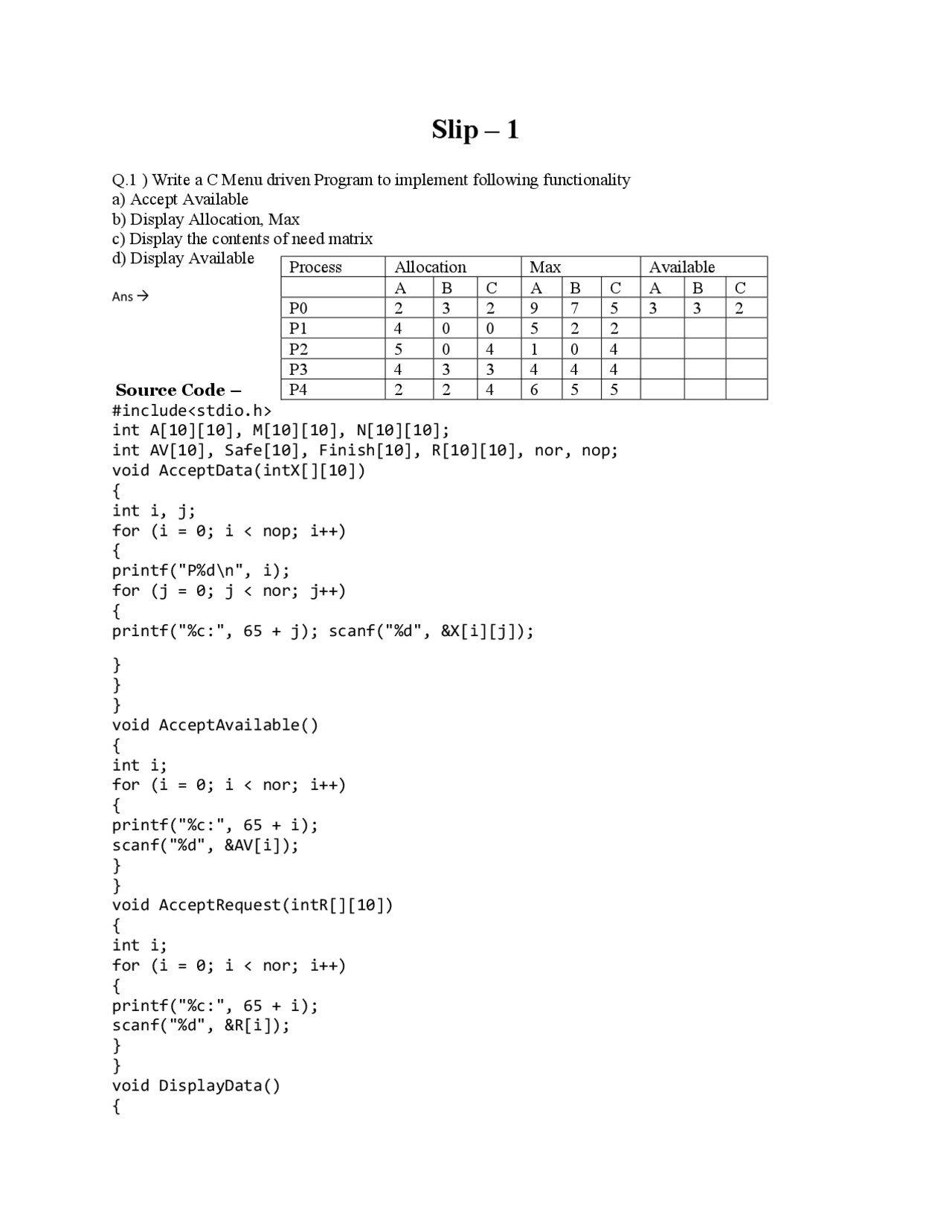 Disk Scheduling Algorithms: C-SCAN | Cheat Sheet Operating Systems | Docsity