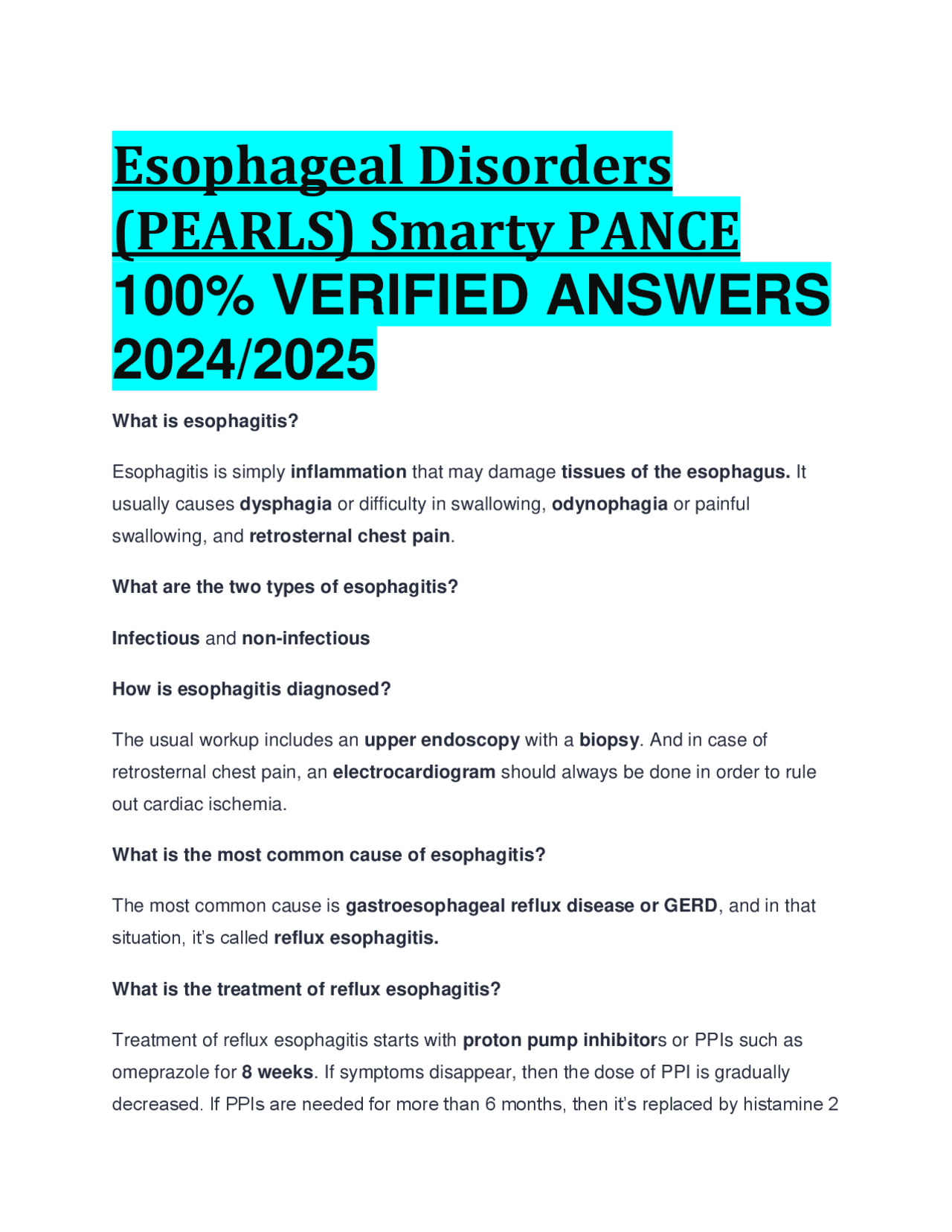 Understanding and Managing Gastroesophageal Reflux Disease (GERD ...