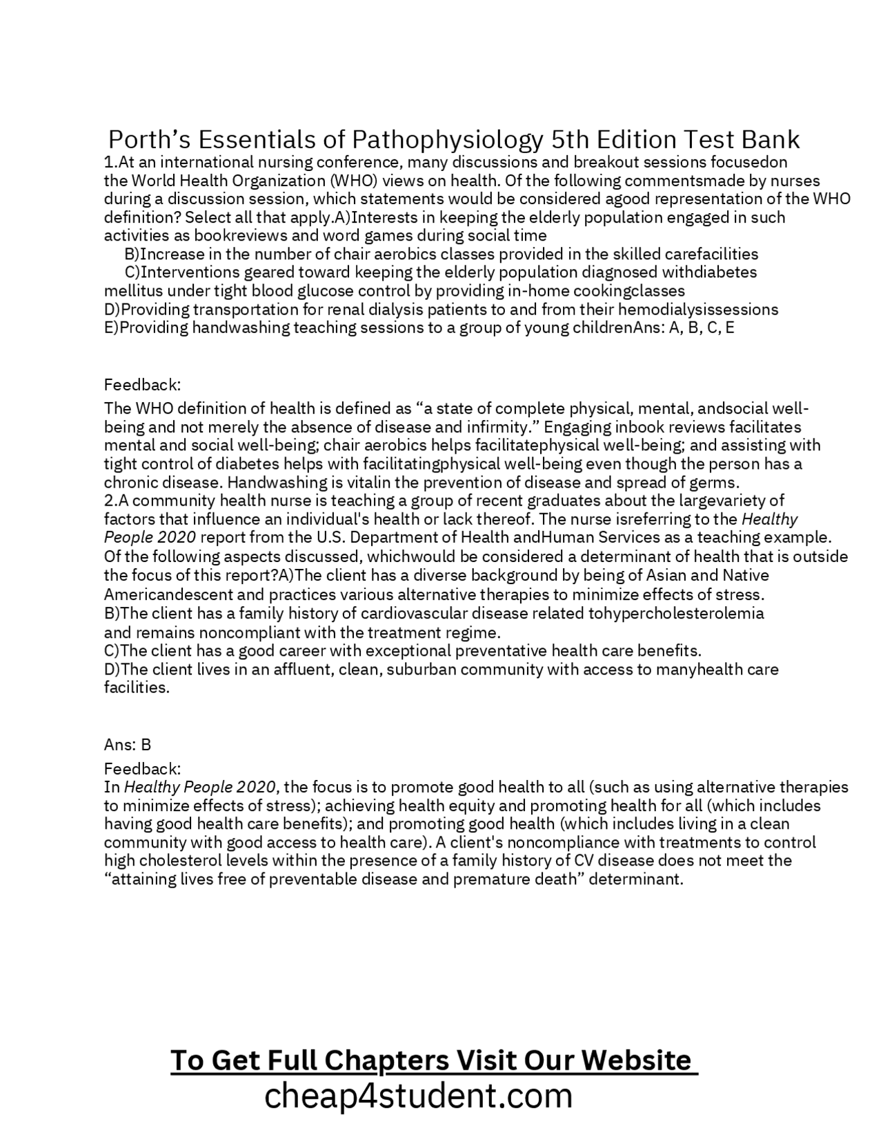 nursing - medical school - test bank - test prep -treatment | Cheat ...