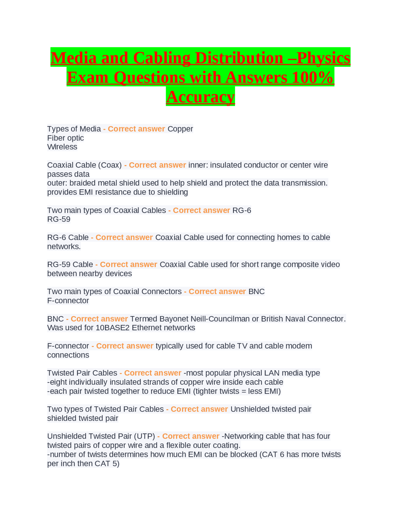 Coaxial and Twisted Pair Cables: Types, Connectors, and Throughput ...
