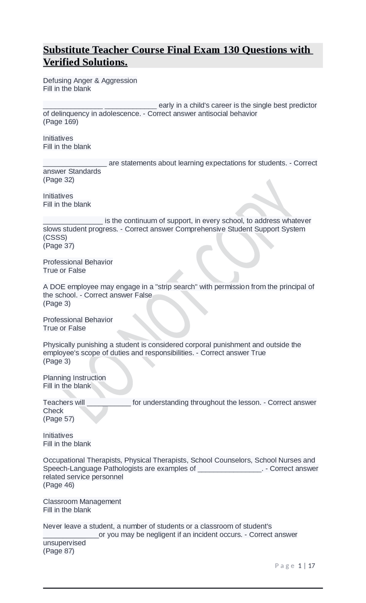 Essential Functions and Teaching Tips for Substitute Teachers and Classroom Management | Exams ...