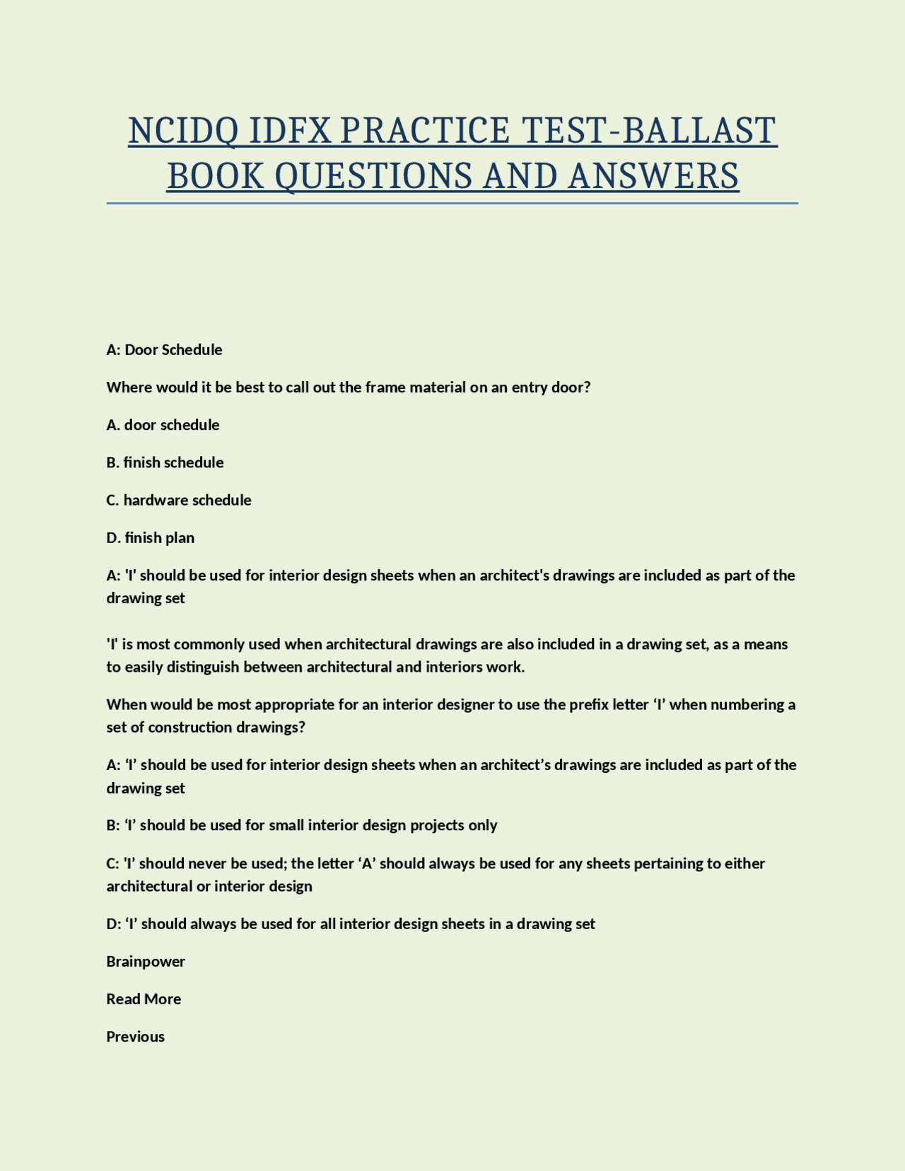 Interior Design Power Plan and Building Construction Considerations ...