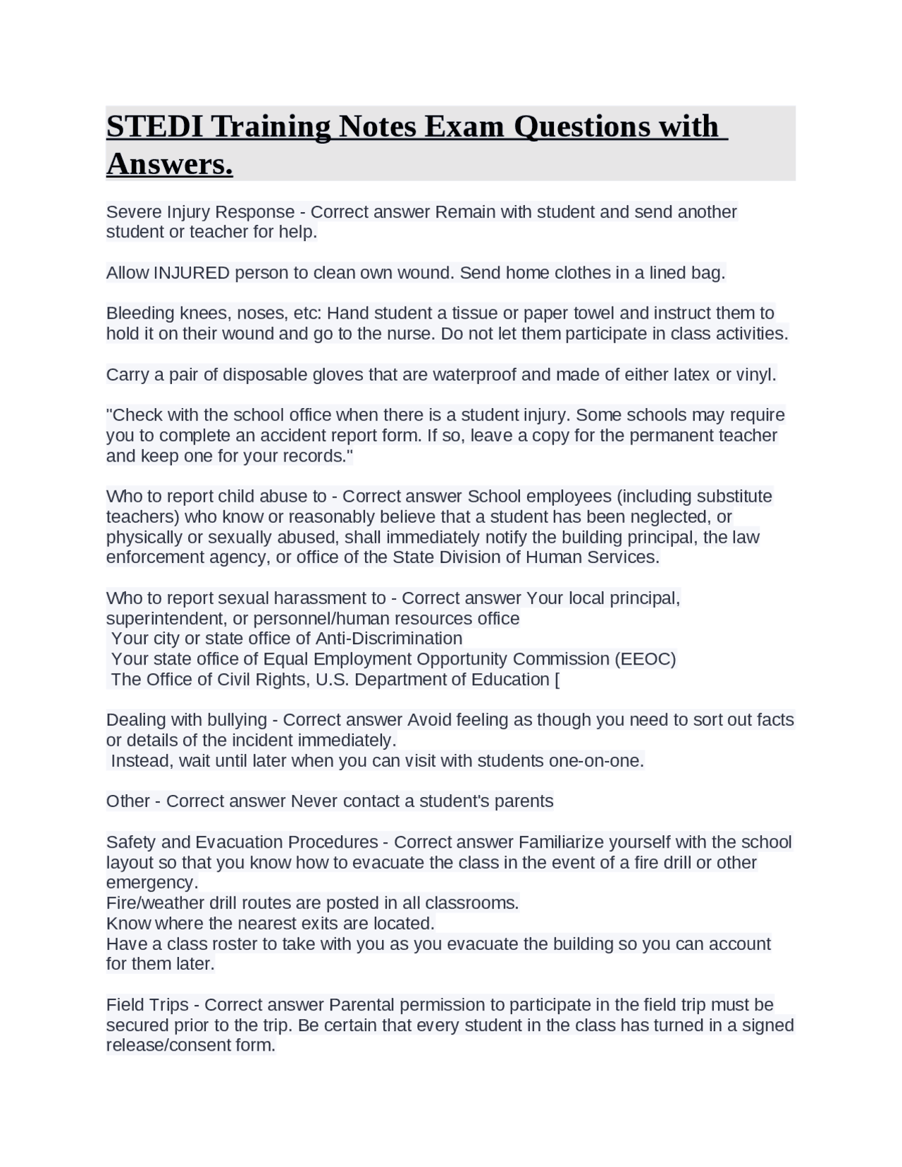 Substitute Teacher Guide: Classroom Management and Emergency Procedures ...