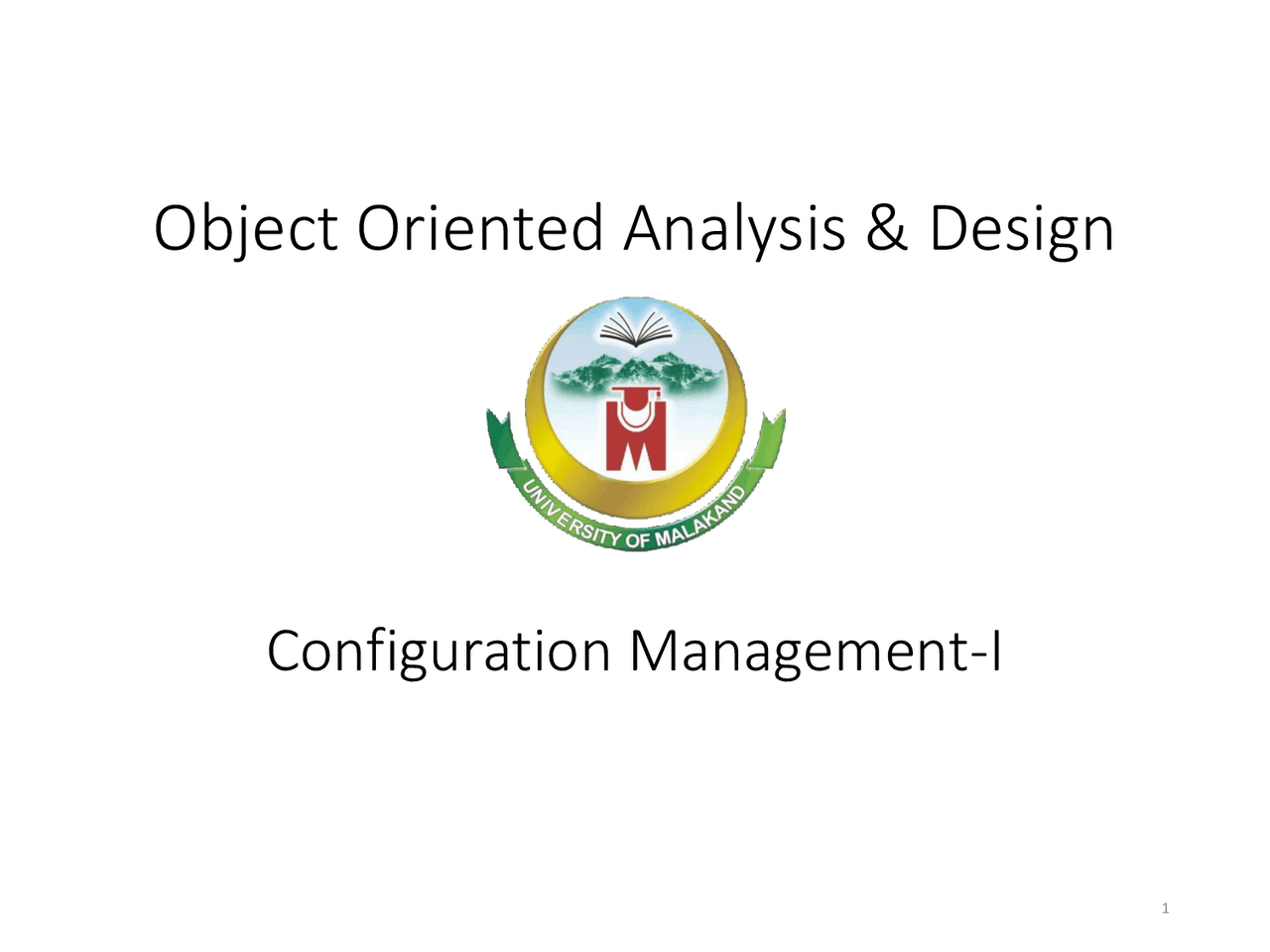 Software Construction & Development lecture #6: Configuration Management-I | Slides Software ...