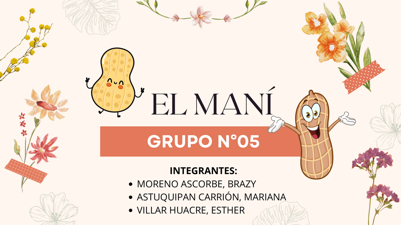 el mani su composicion | Diapositivas de Biología | Docsity