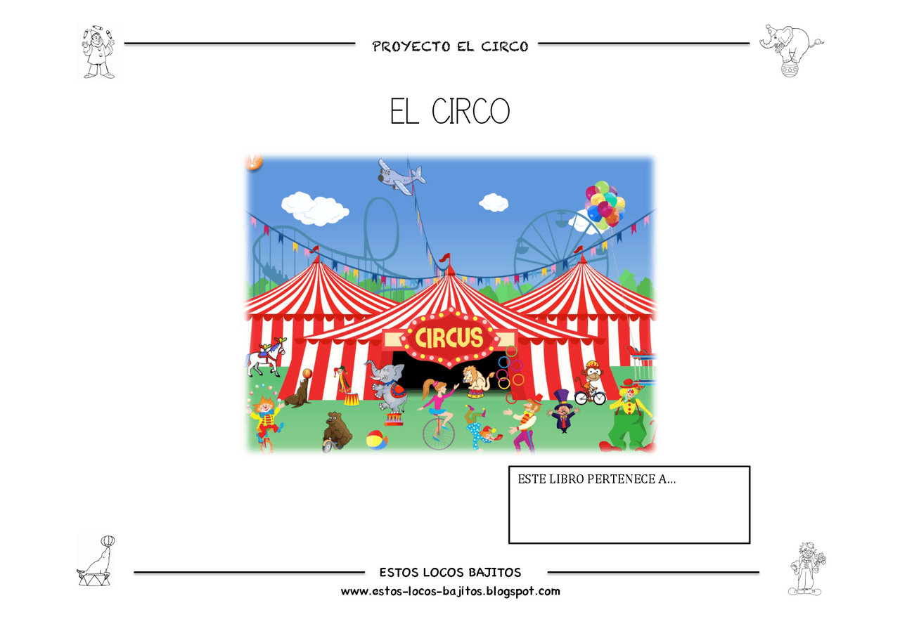 Proyecto El Circo: Aprendizaje Lúdico y Creativo | Ejercicios de Lengua ...