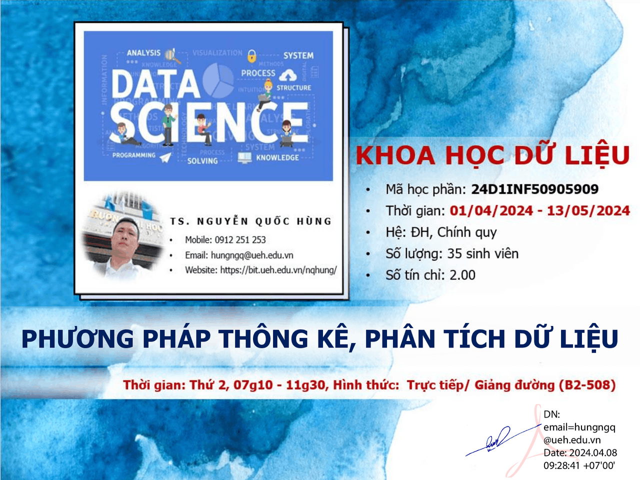 KHDL bai 2 phan tich thong ke | Slides Computer science | Docsity