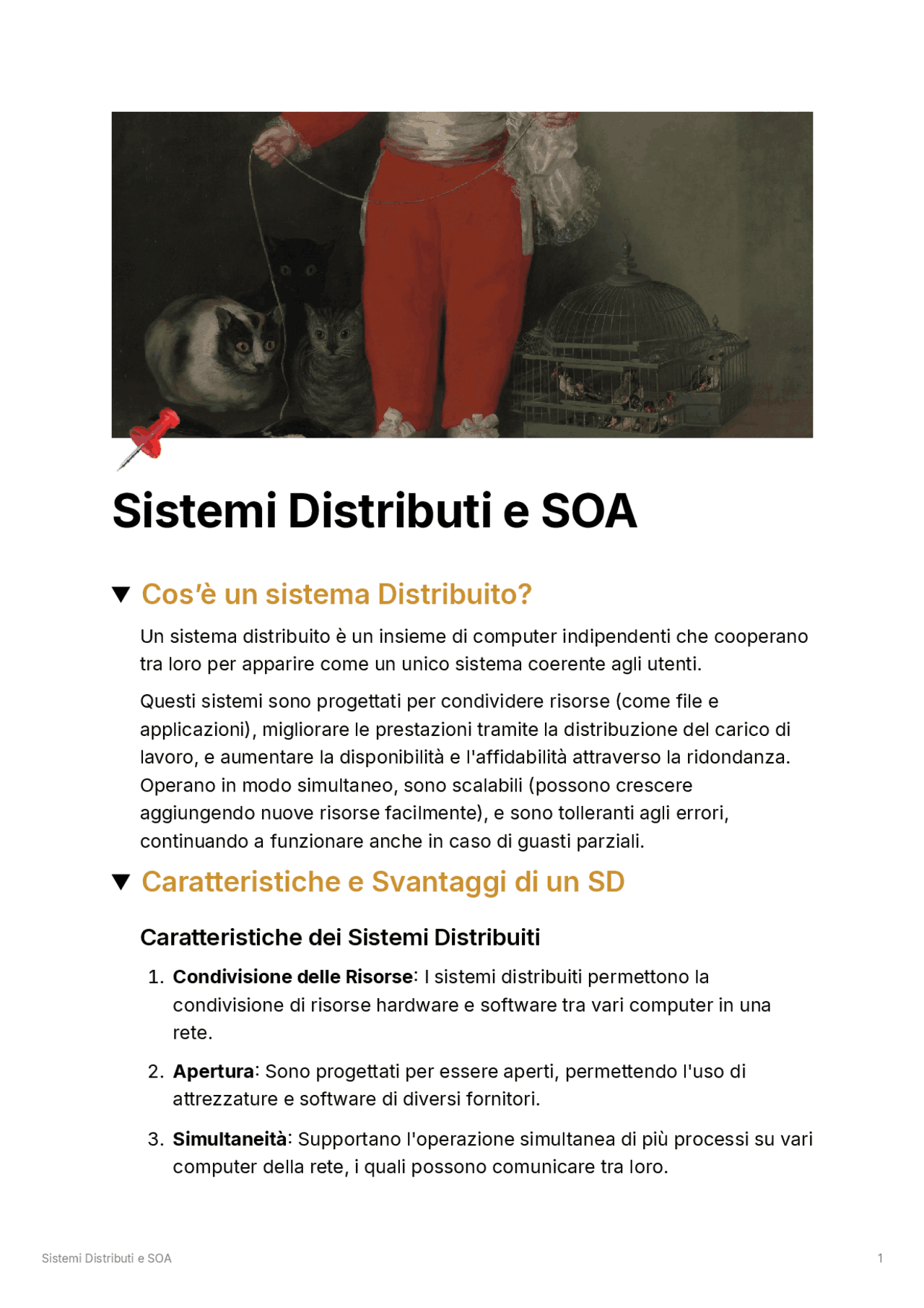 Sistemi Distribuiti e SOA | Appunti di Sistemi Informativi | Docsity