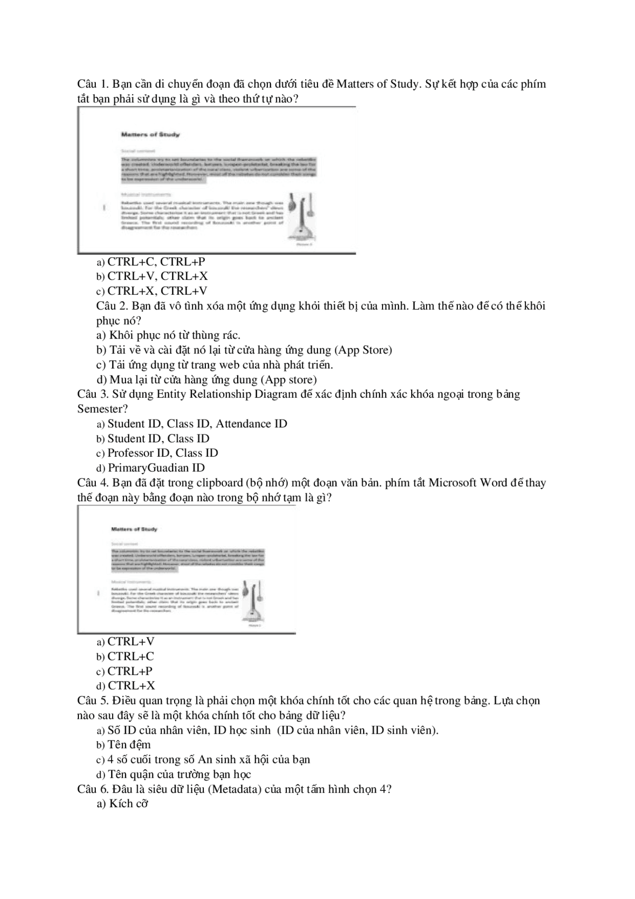 Bài tập tin học dành cho sinh viên luyện thi IC3 | Exercises Network Technologies and TCP/IP ...