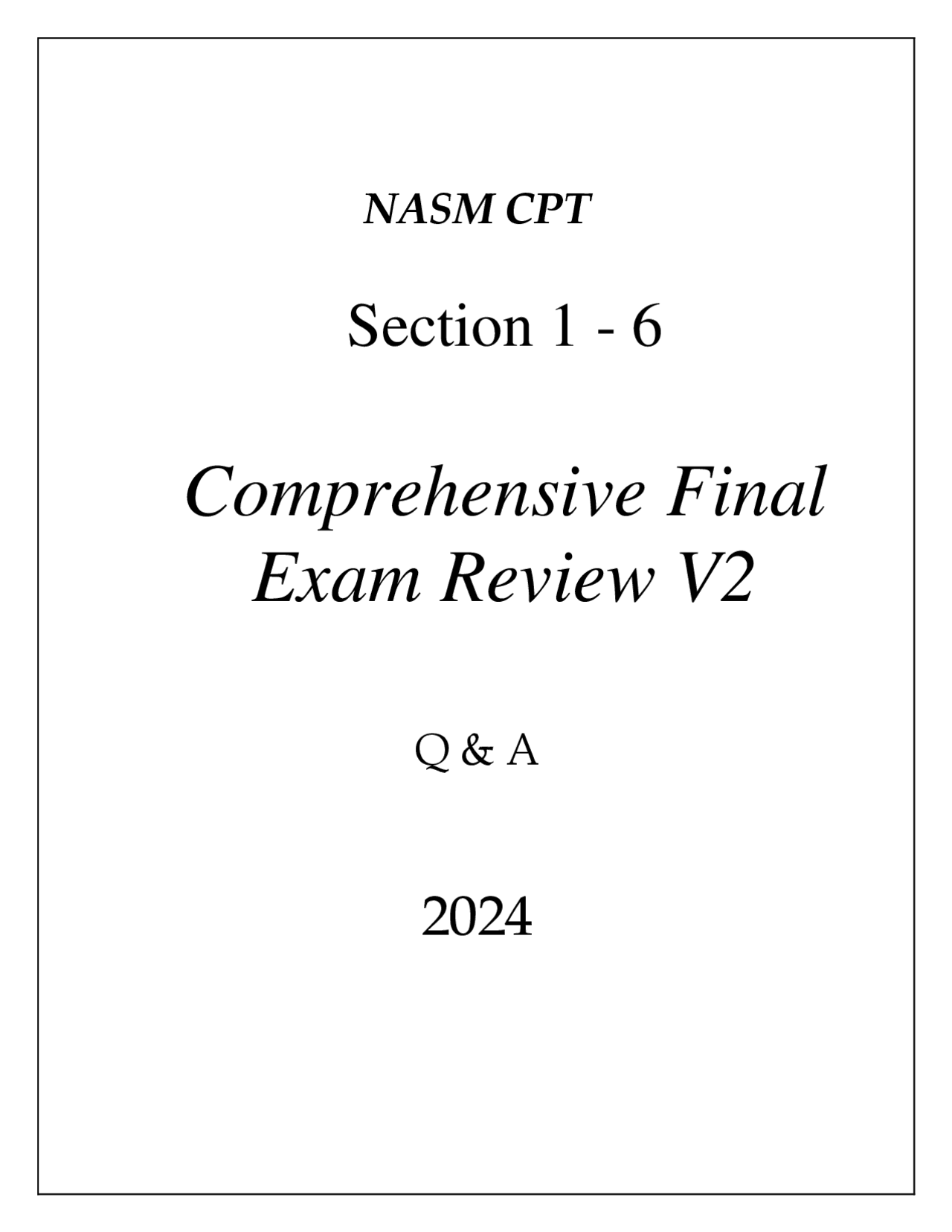 Nutrition and Fitness Assessments: A Comprehensive Guide | Exams ...