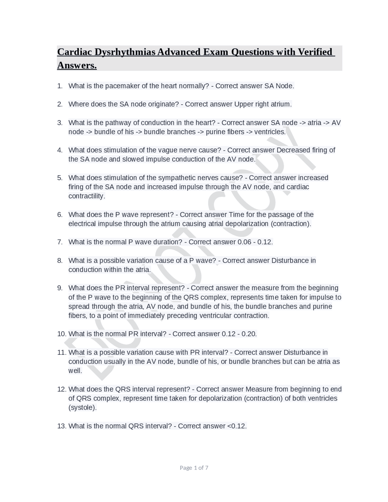 ECG Interpretation: Atrial Fibrillation, AV Block, & Ventricular ...