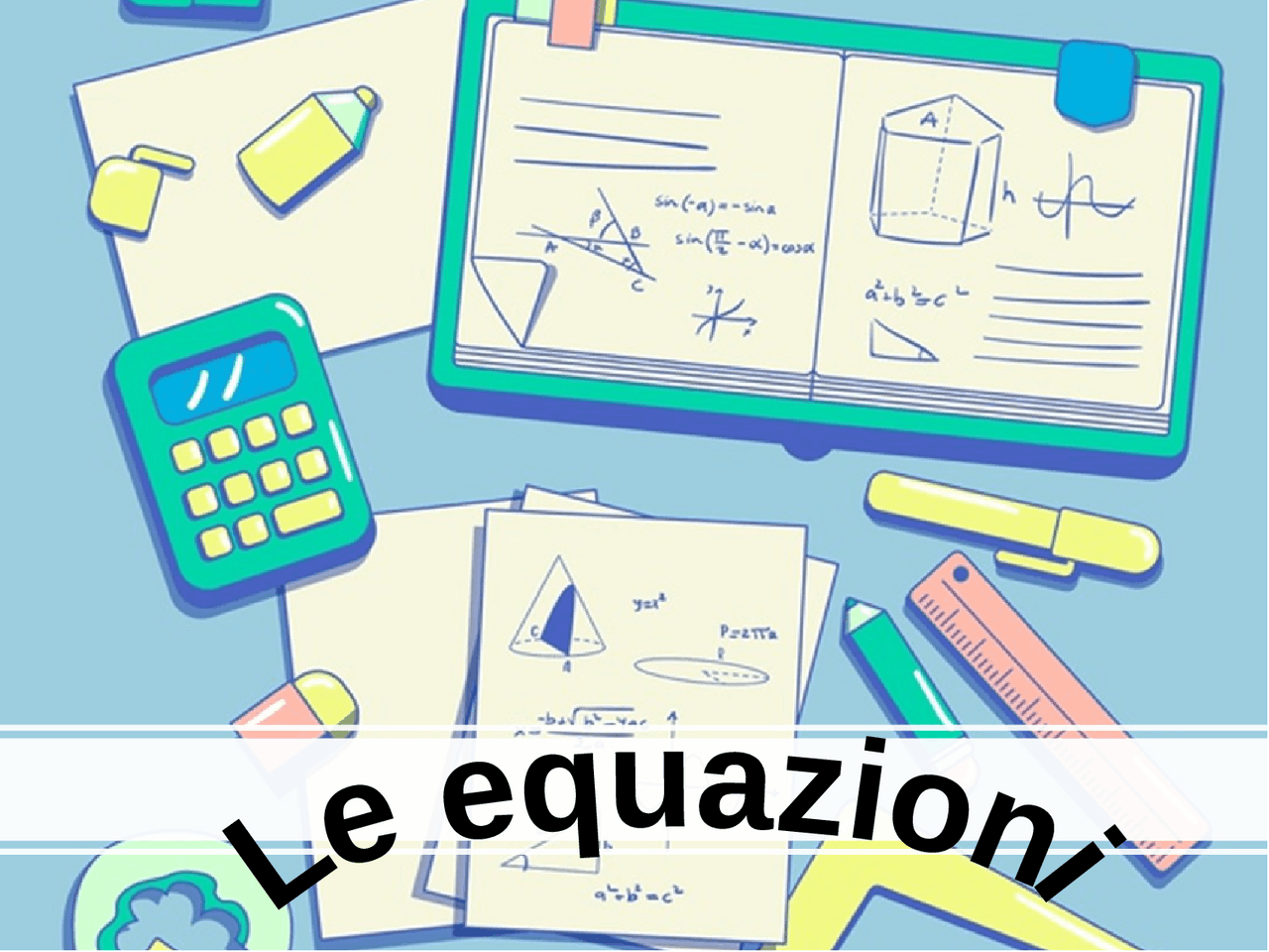 equazioni spiegazione con esempi terza media esame | Schemi e mappe ...