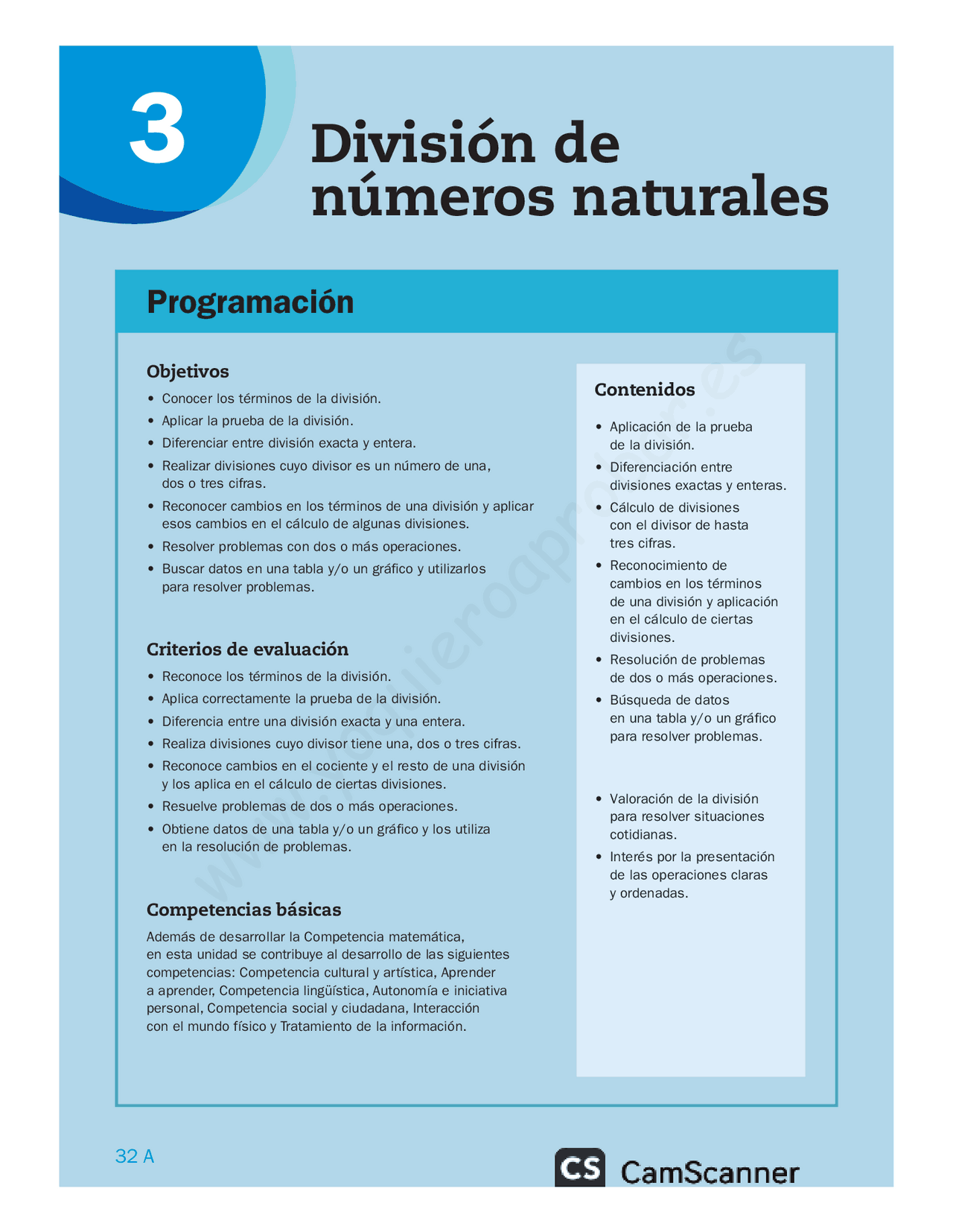 Hoja De Trabajo De División De Cocientes Parciales