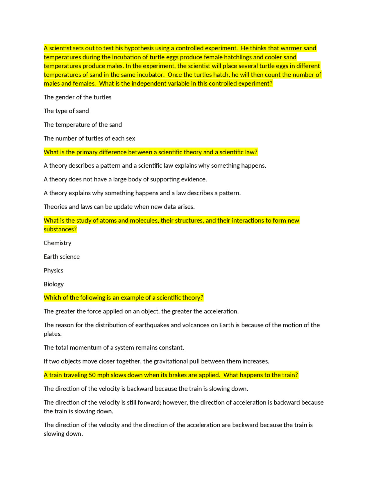 C165 PRACTICE Questions and Answers Western Governors University 2024 ...