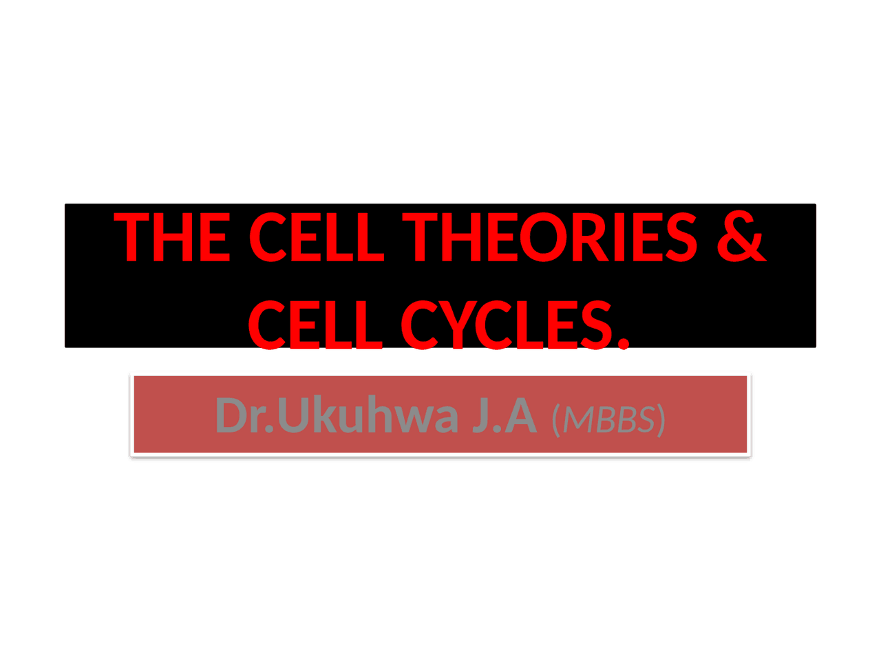 The Cell Theory: Fundamental Principles of Cell Biology | Lecture notes ...