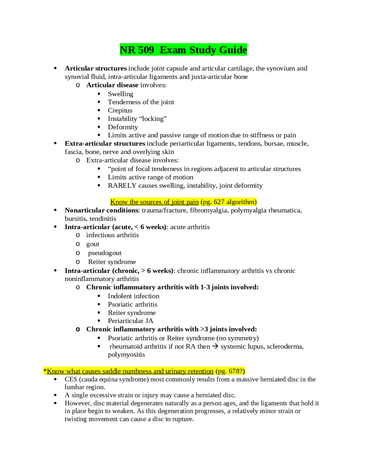 Understanding Common Orthopedic and Neurological Conditions | Study ...