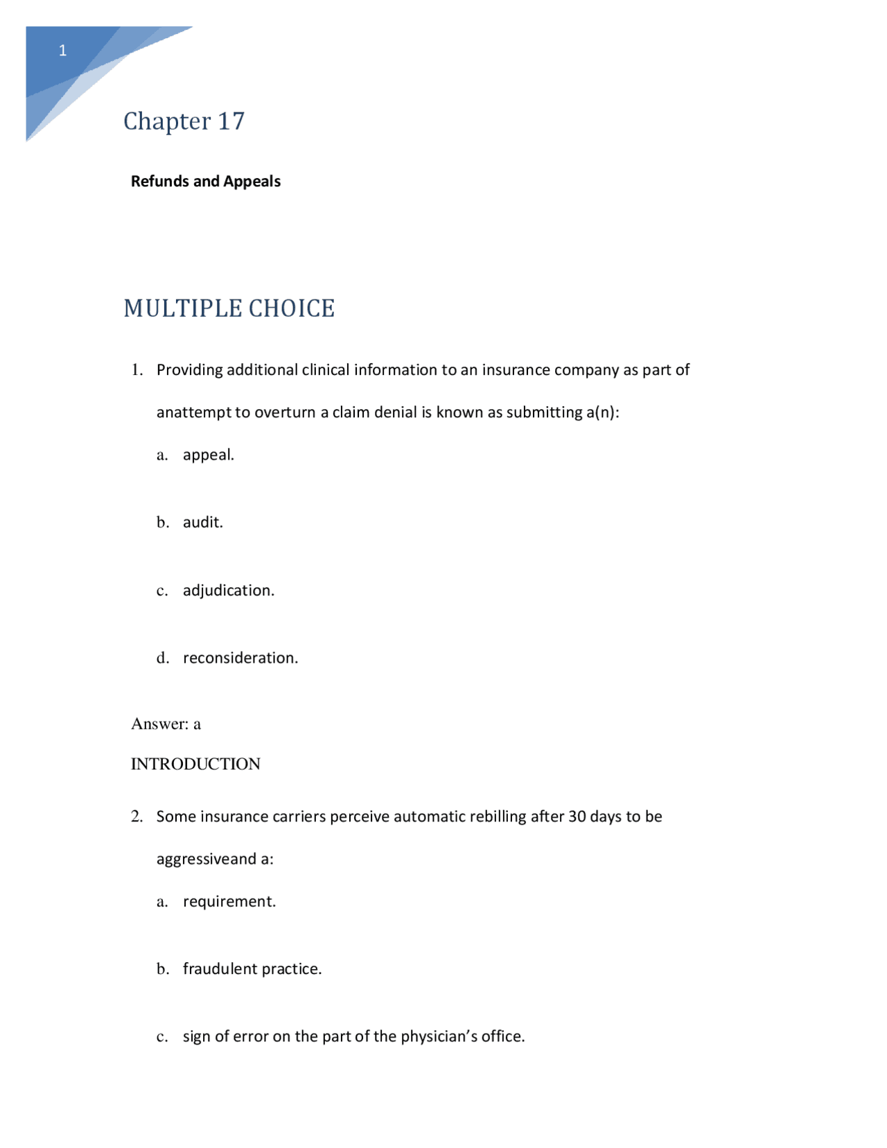 Insurance Claims Appeal Process and Best Practices | Exams Nursing ...