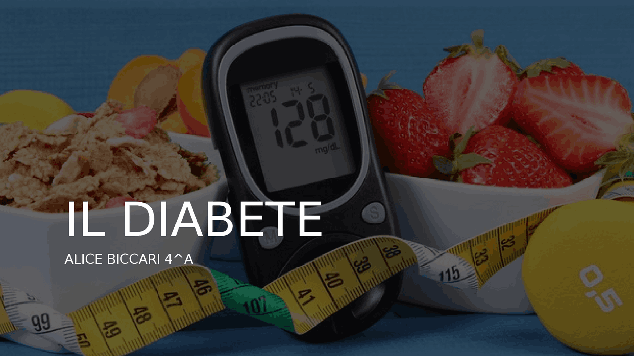 Il diabete in sintesi | Schemi e mappe concettuali di Biologia | Docsity