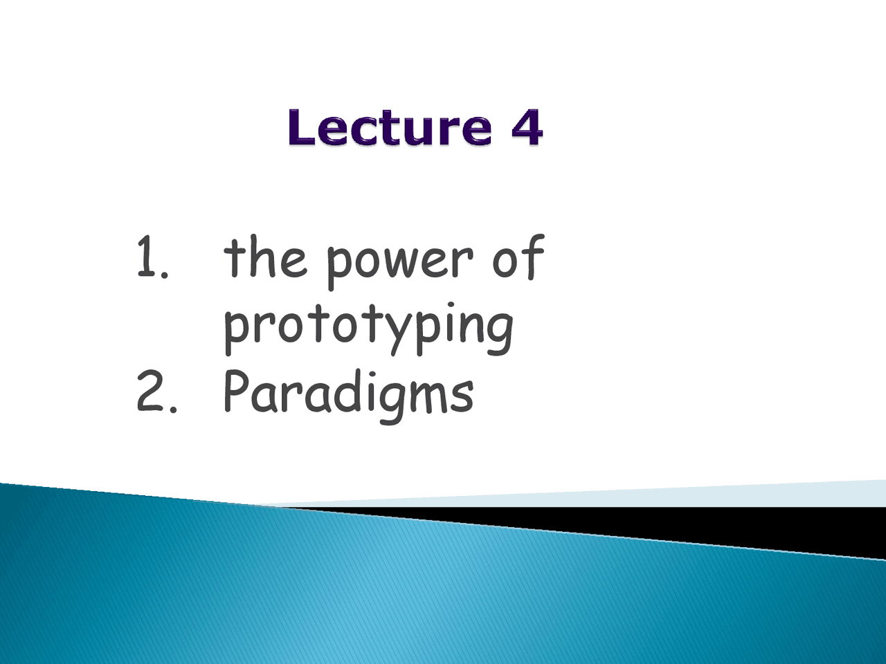 Human Computer Interaction Chapter-04: the power of prototyping | Slides Human-Computer ...