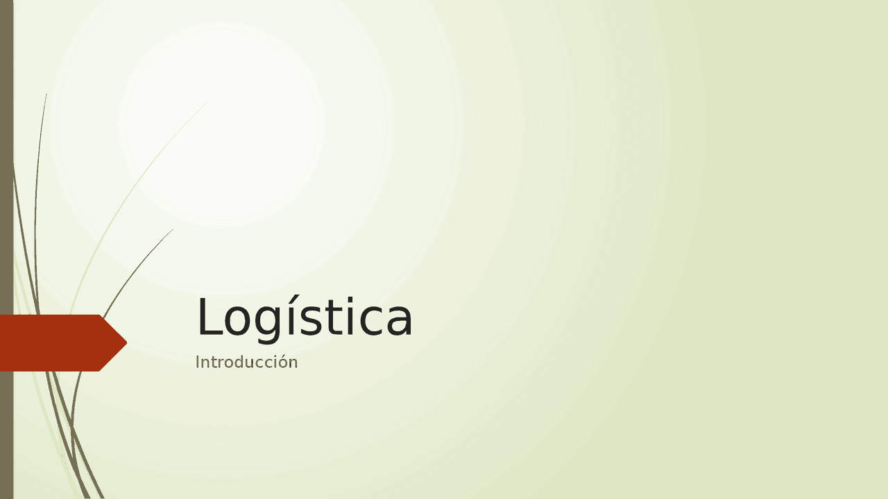 Logística en el transporte | Diapositivas de Logística | Docsity
