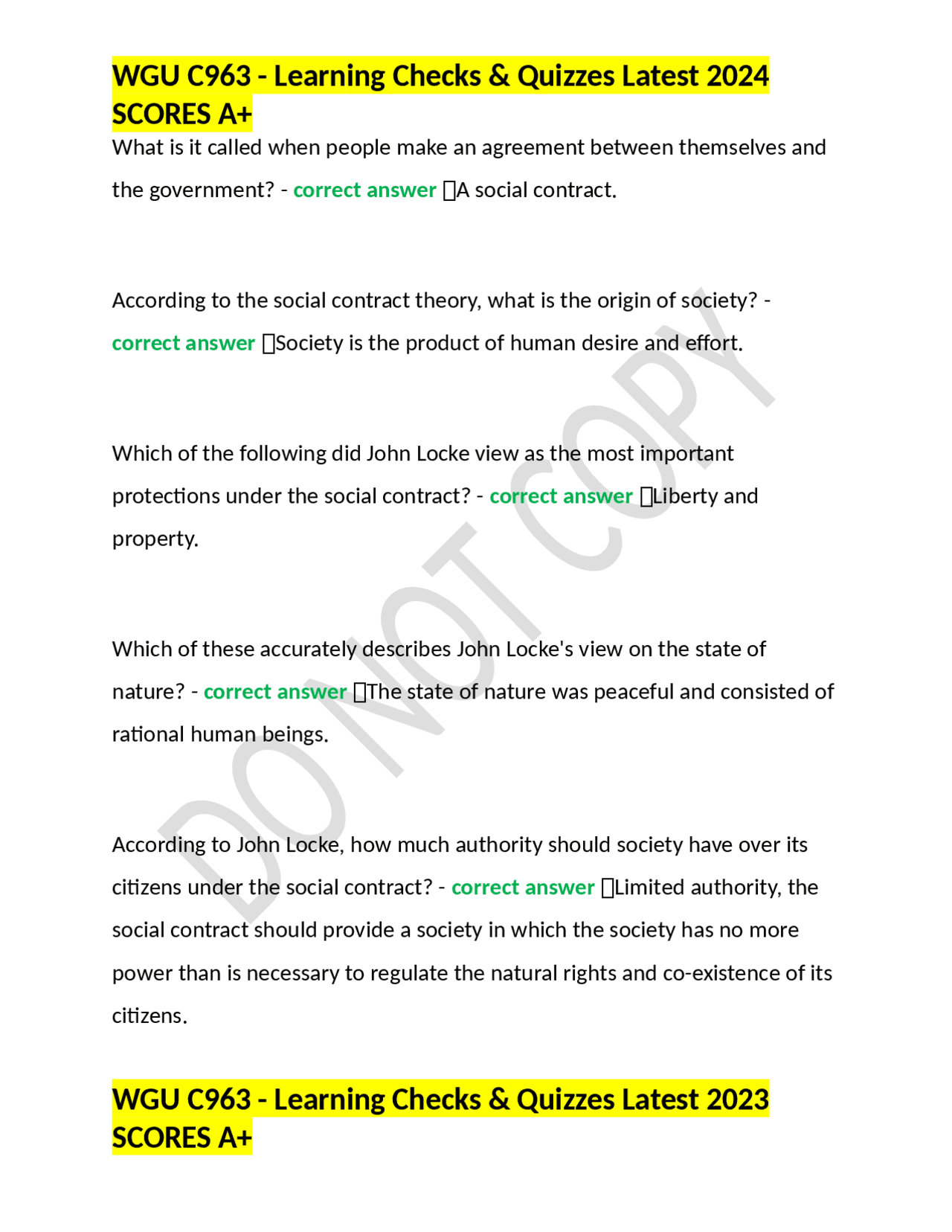 Learning Checks & Quizzes Latest 2024 - Learning Checks & Quizzes ...