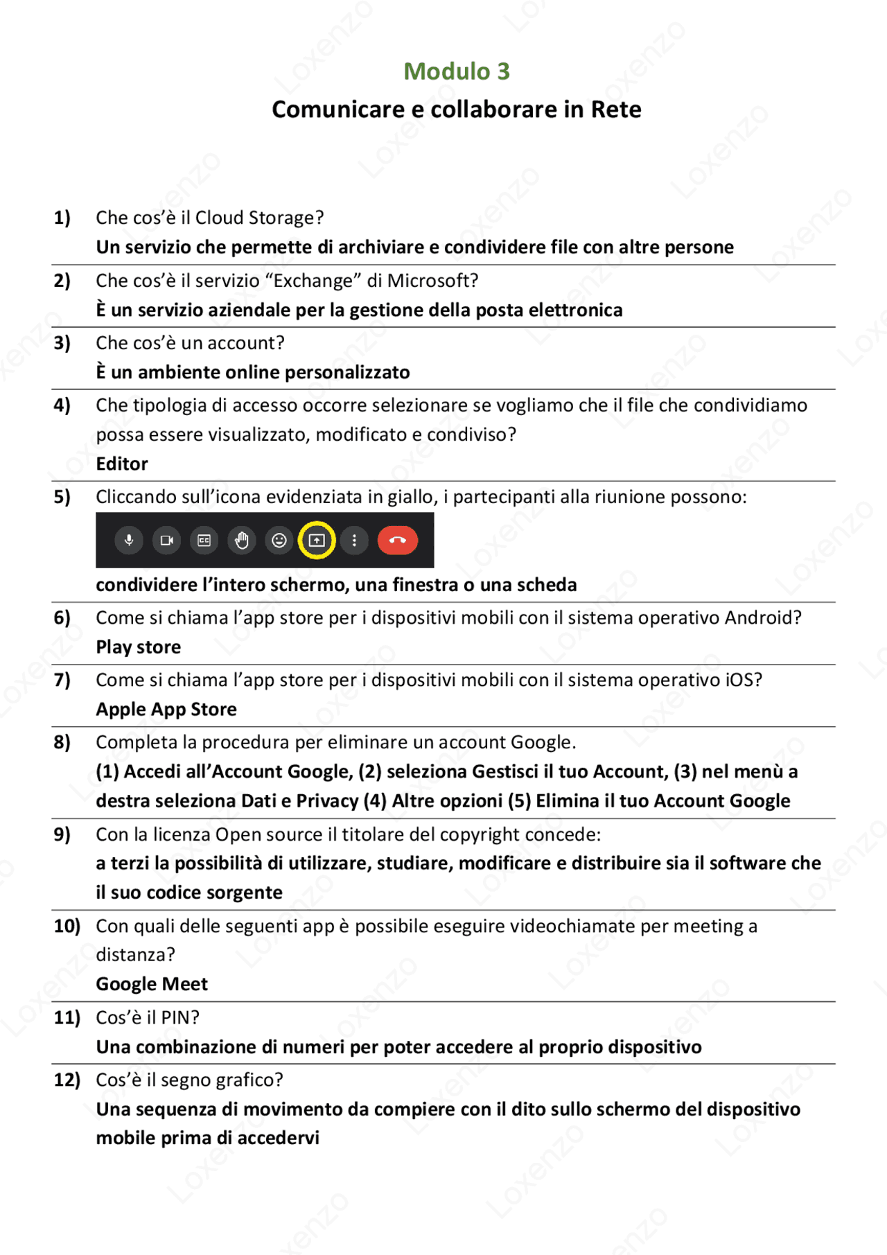 EIPASS 7 MODULI - BANCA DATI - MODULO 3 - WINDOWS 11 - OFFICE 2021 (v 6.0) | Prove d'esame di ...