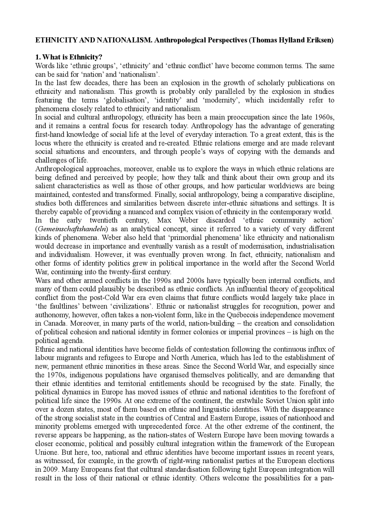 Understanding Ethnicity: Boundaries, Identity, and Social Conditions ...