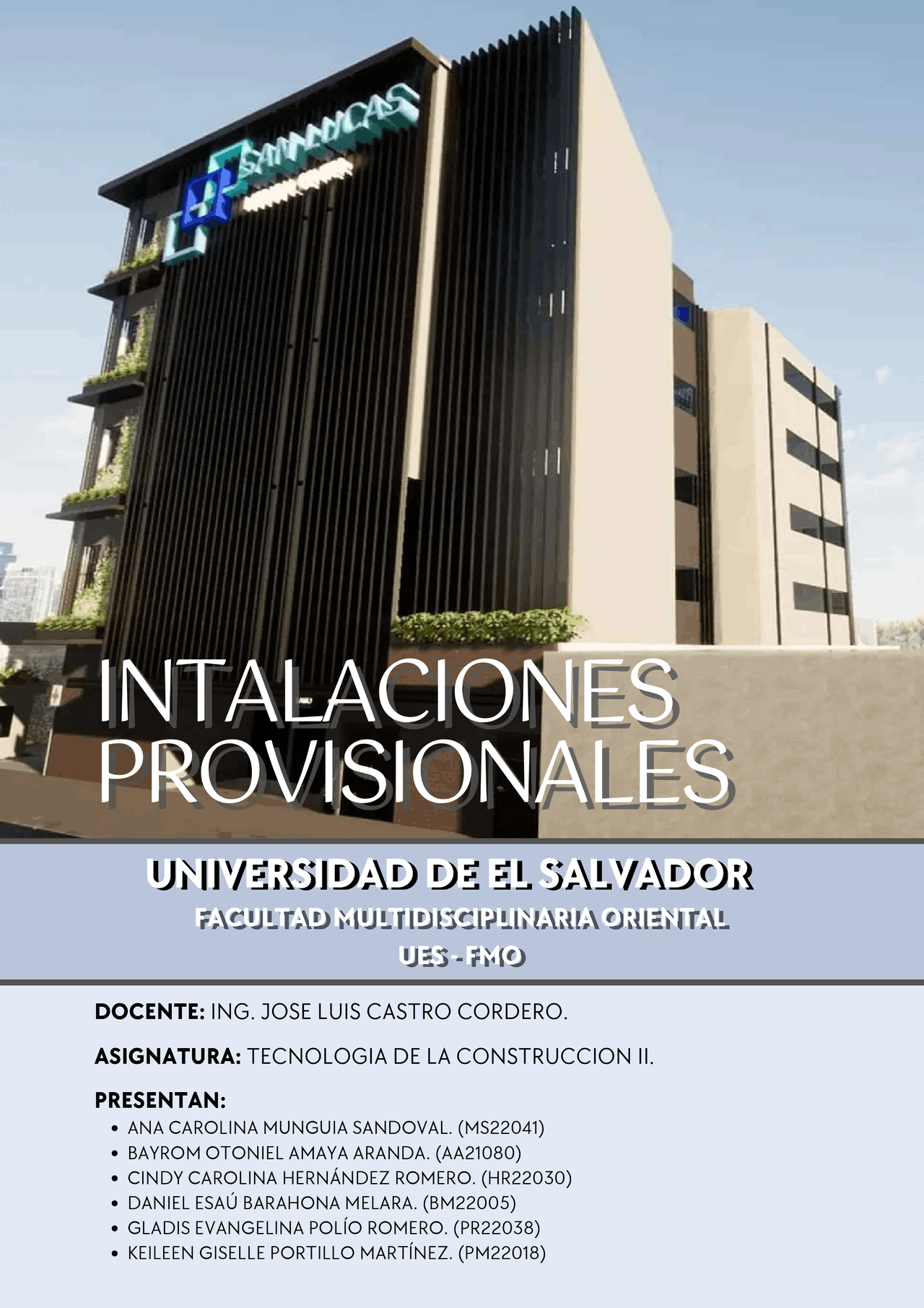 Instalaciones provisionales | Guías, Proyectos, Investigaciones de Gestión de Construcción | Docsity