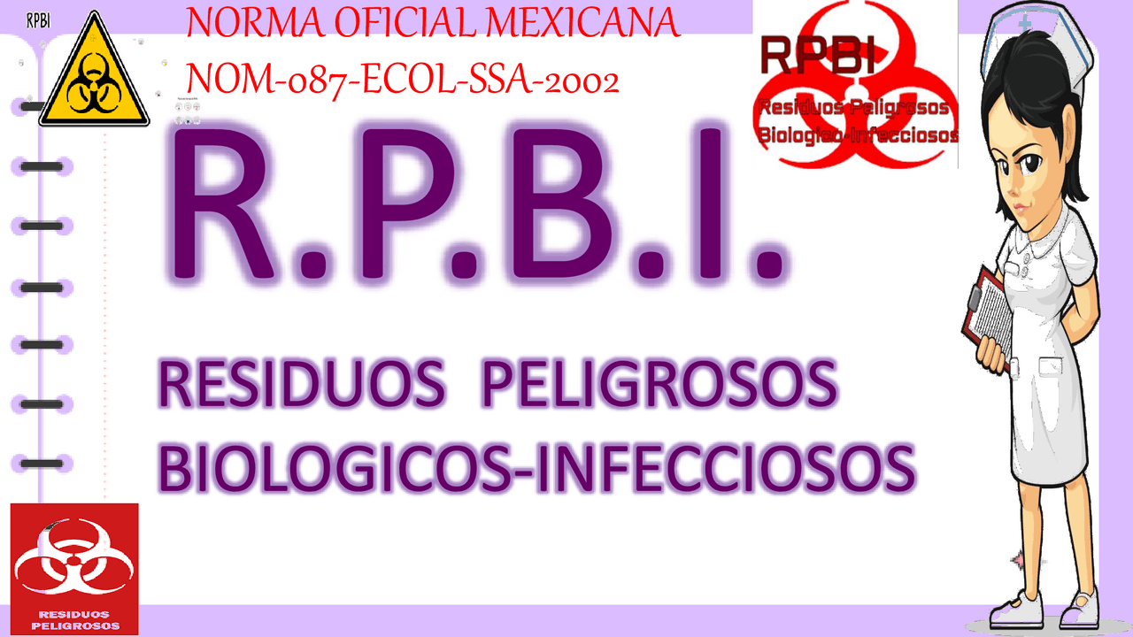 Norma Oficial Mexicana NOM-087-ECOL-SSA-2002: Residuos Peligrosos ...