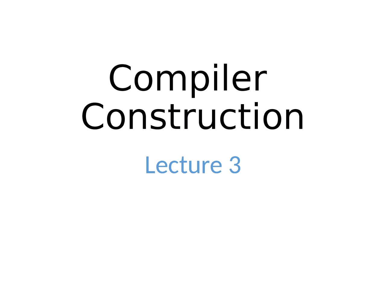 Compiler Construction: Syntax Trees and the Back End | Cheat Sheet ...