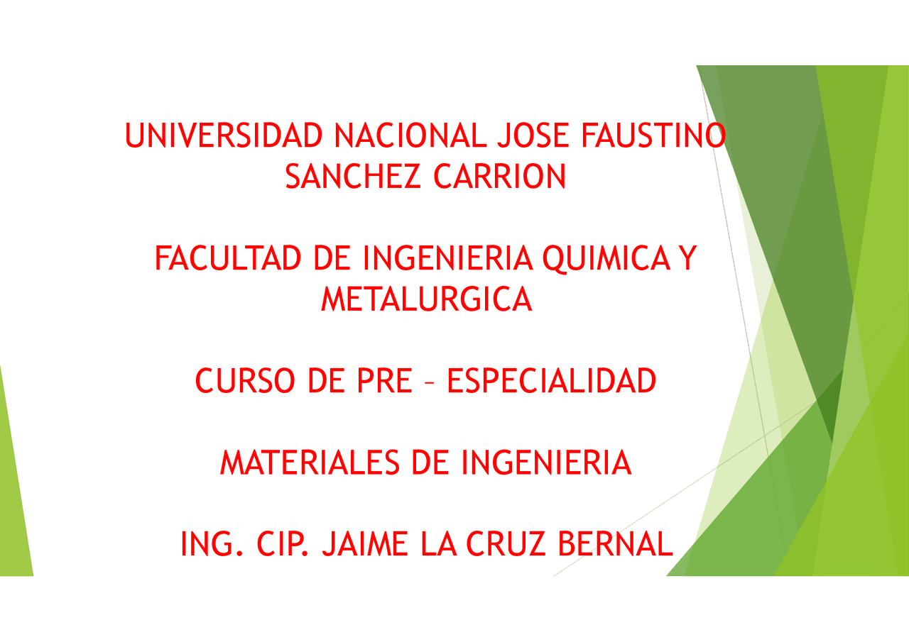 Ciencia de los materiales | Esquemas y mapas conceptuales de Ciencia de materiales | Docsity
