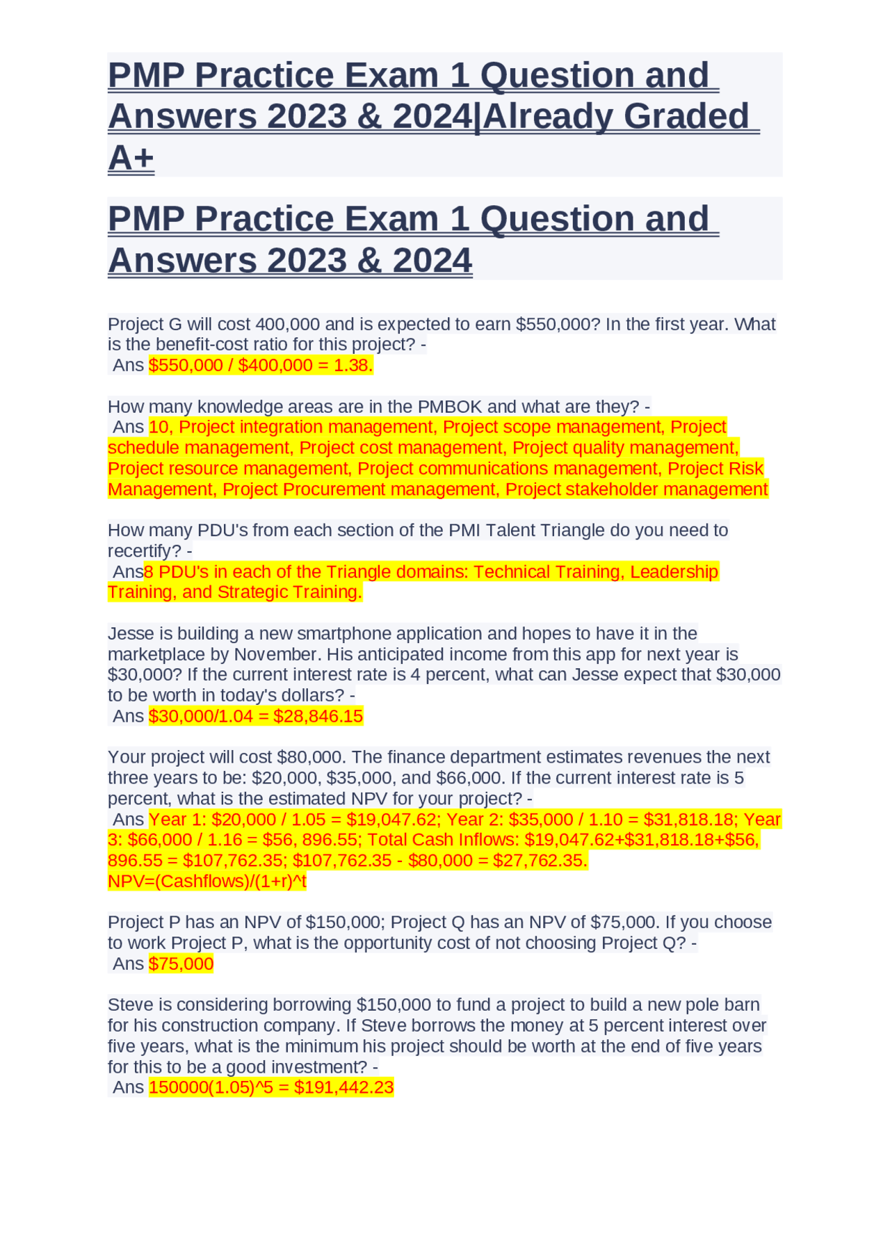 PMP Exam Preparation: Understanding PMI Talent Triangle and Project Management | Exams Nursing ...