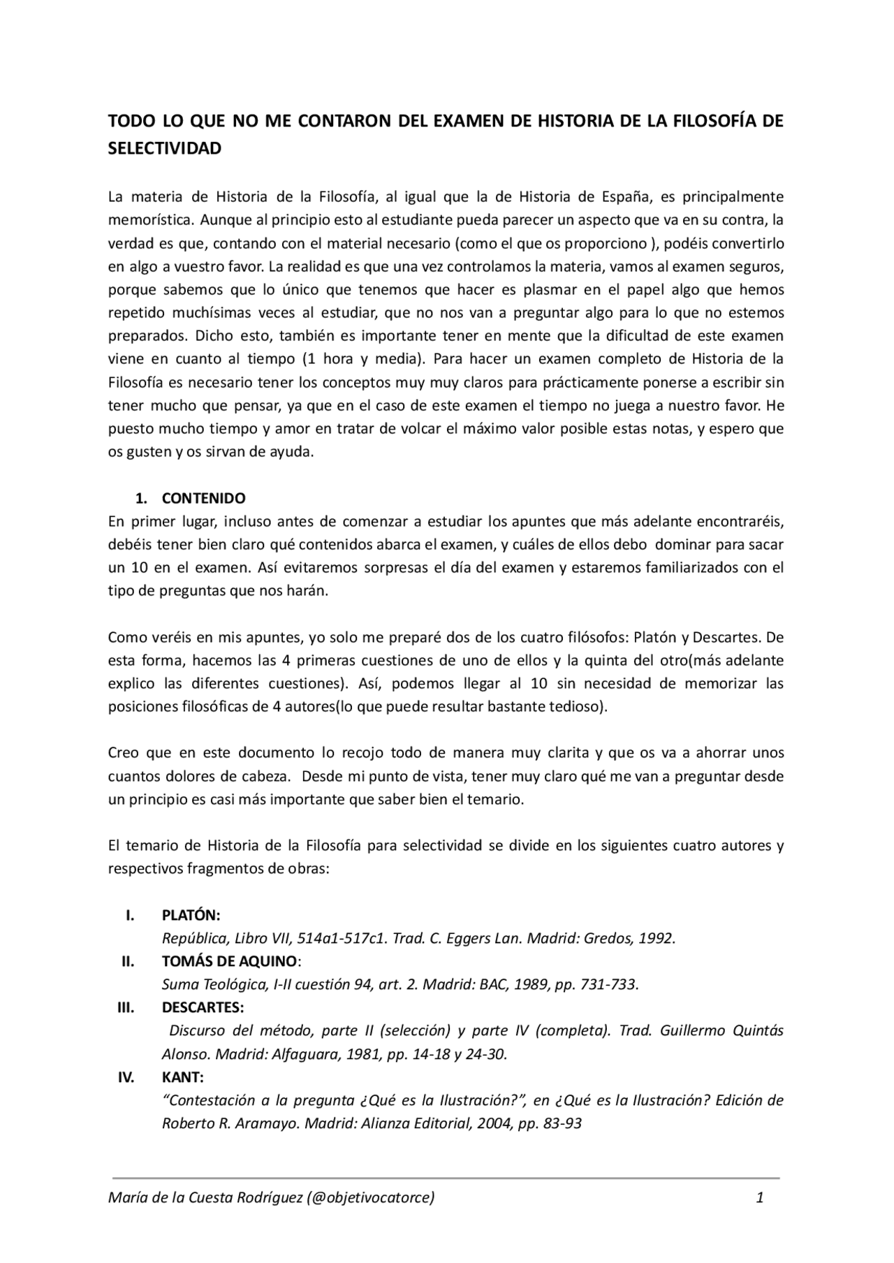 Guía para el examen de Historia de la Filosofía en Selectividad | Esquemas y mapas conceptuales ...