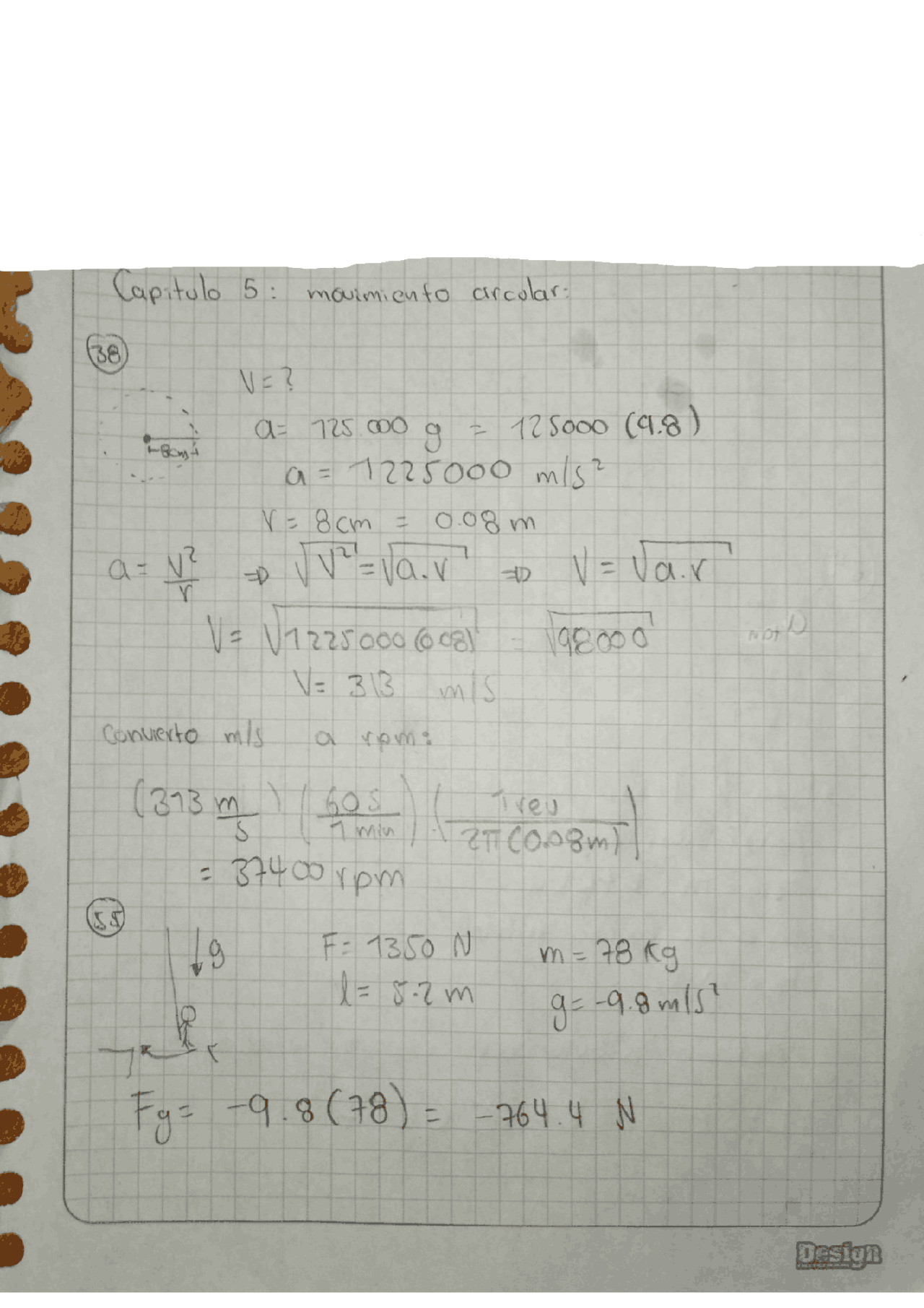 Ejercicios resueltos fisica 1 | Ejercicios de Física | Docsity