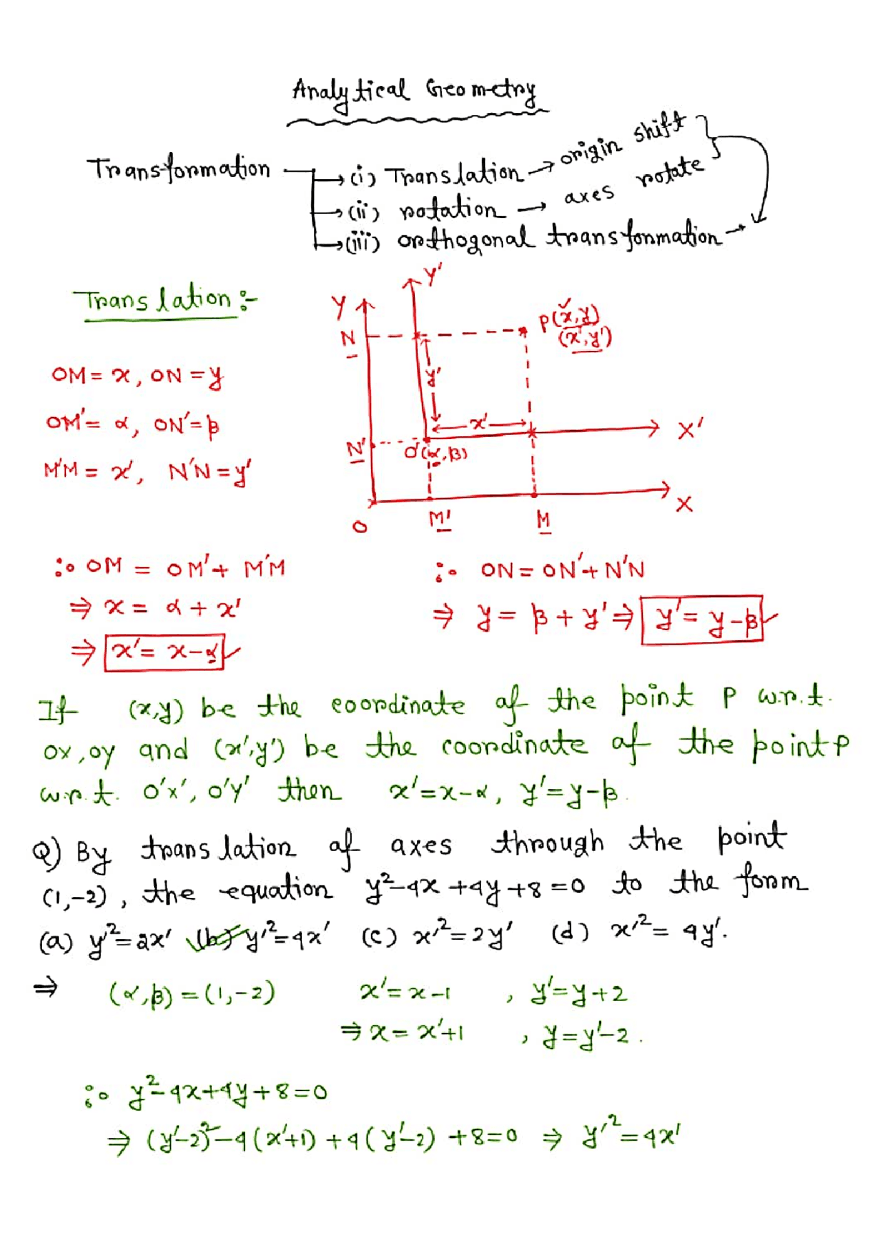 Geometry Class Notes Study Notes Geometry Docsity