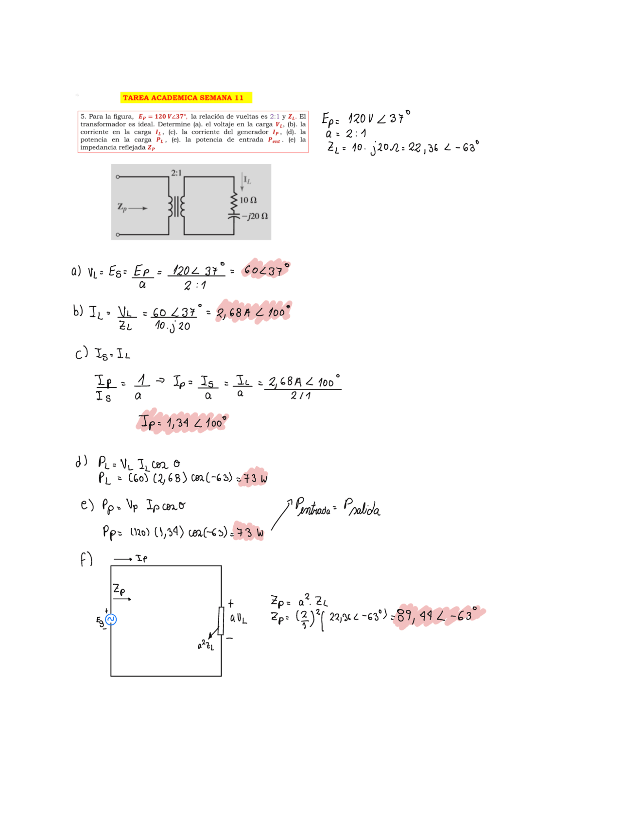 Ejercicio máquinas electricas | Ejercicios de Física | Docsity